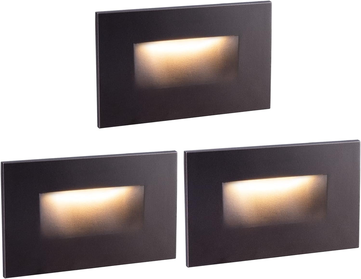 Outdoor Step Lights 3 Pack Classic, 120V Stair Lights for Indoor Use ...