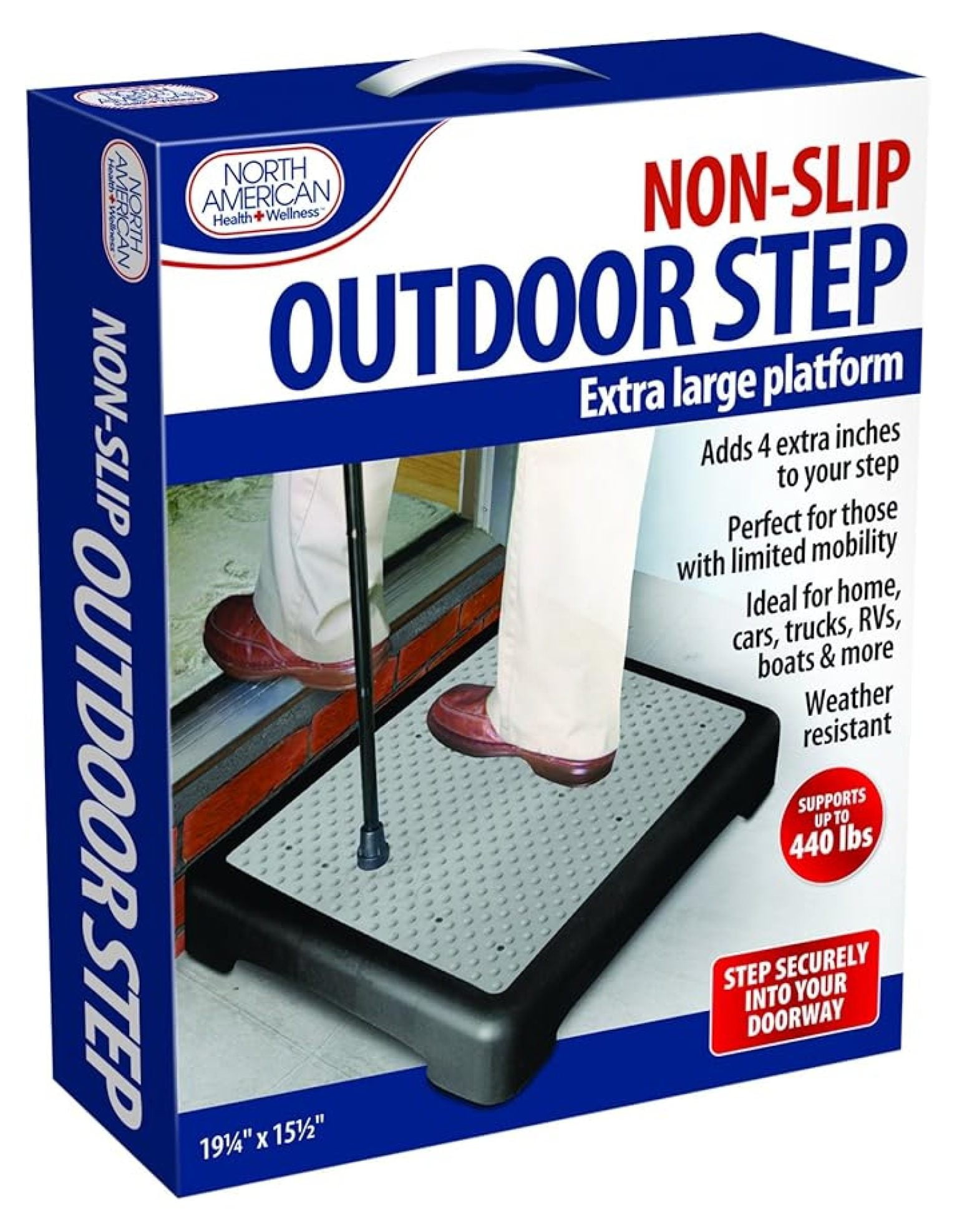 Outdoor Step - Portable Mobility Aid for Steps - Lightweight Step Stool ...