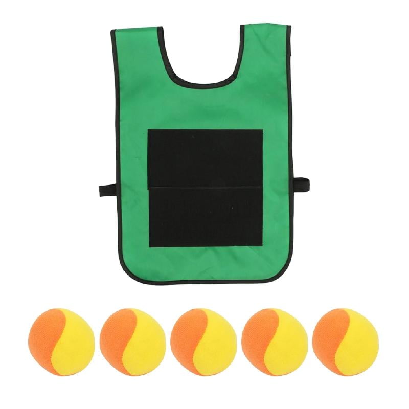 Outdoor Sticky Ball Activity Vest for Kids and Adults Nylon for Group ...