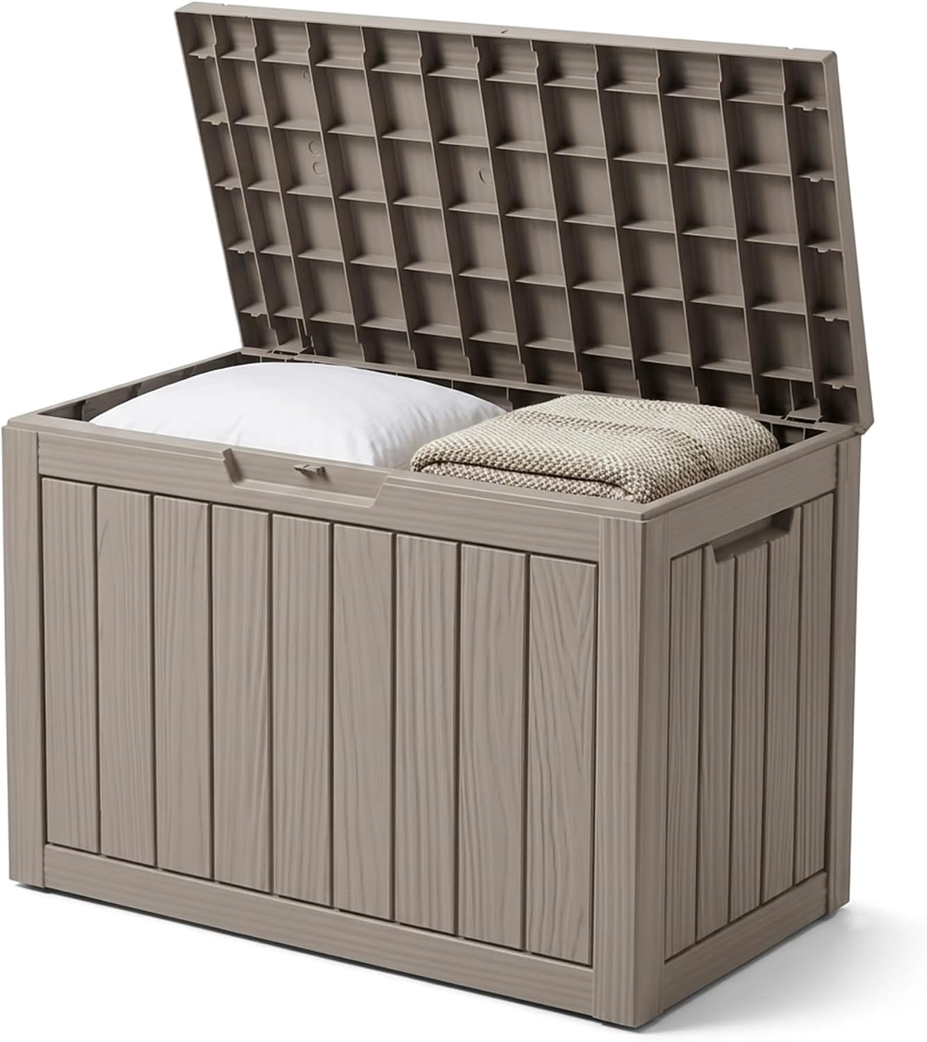 Outdoor Storage Box, 50 Gallon Waterproof Deck Box [Upgraded 3.0 ...
