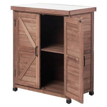 Garden Potting Bench Table, Outdoor Patio Workstation, Outdoor Garden ...