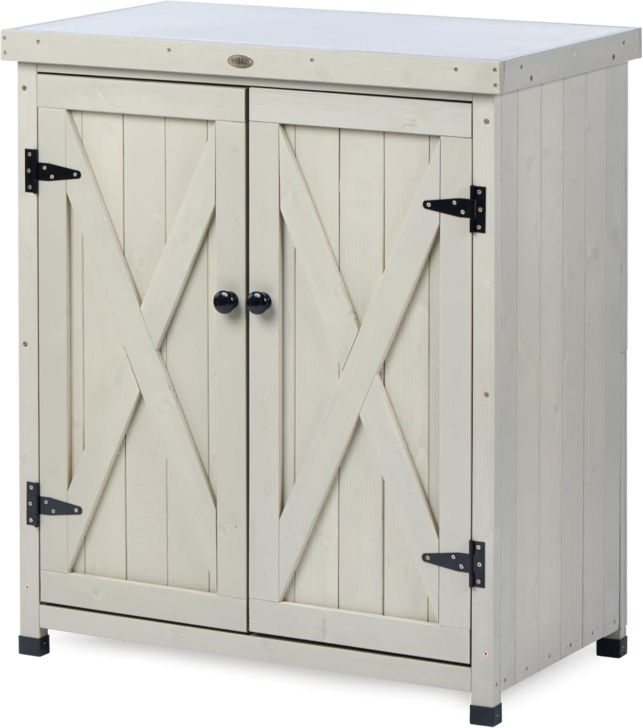 Outdoor Storage Cabinets Weatherproof for Patio, Garden Work with ...