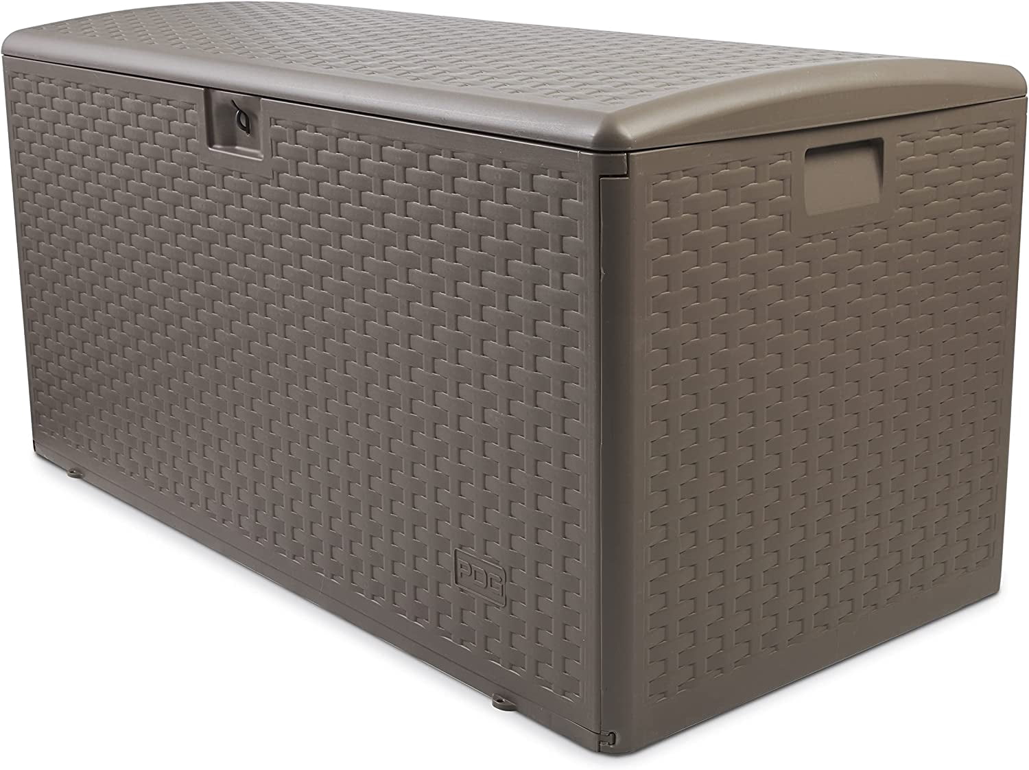 Outdoor Storage Deck Box, Standard Close, 99 Gallon, Driftwood ...