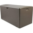 Outdoor Storage Deck Box, Standard Close, 99 Gallon, Driftwood ...