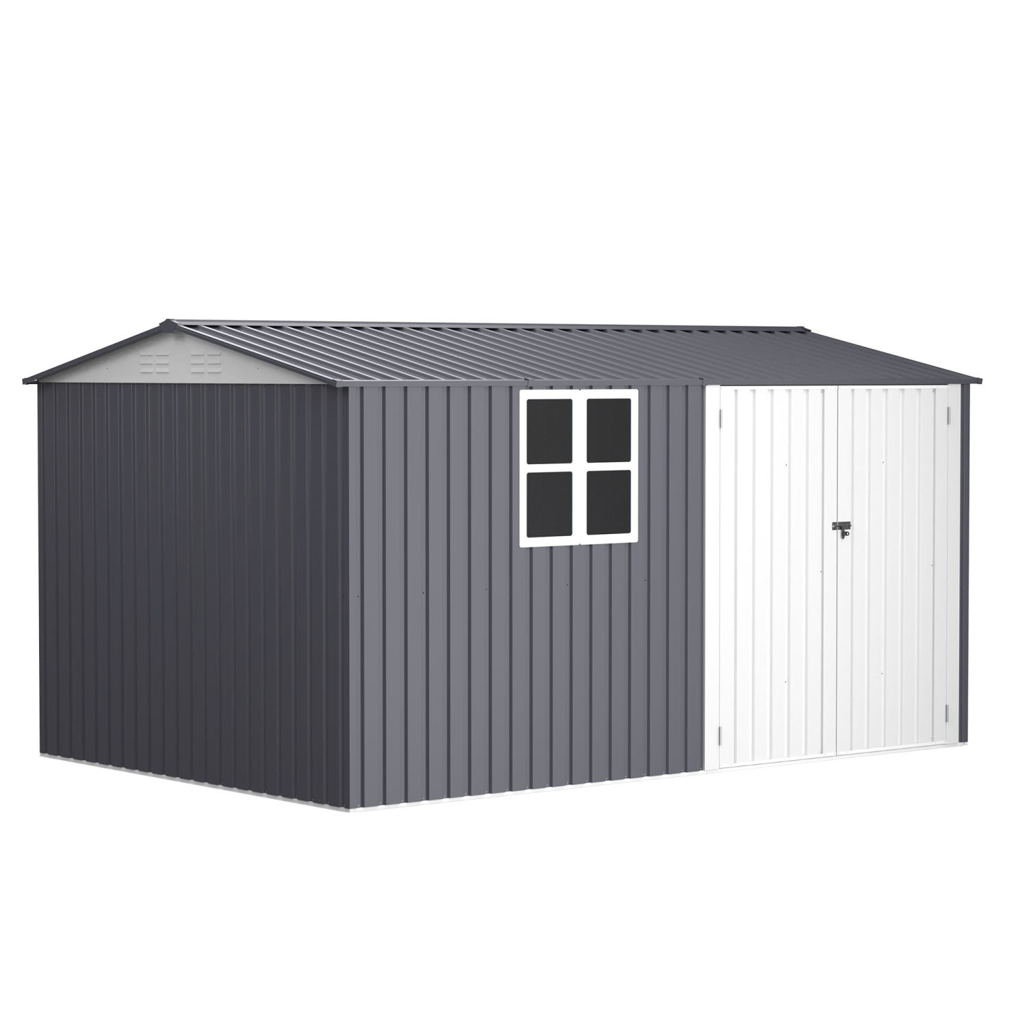 Outdoor Storage Shed 8X12FT Outdoor Storage Shed with Windows with ...