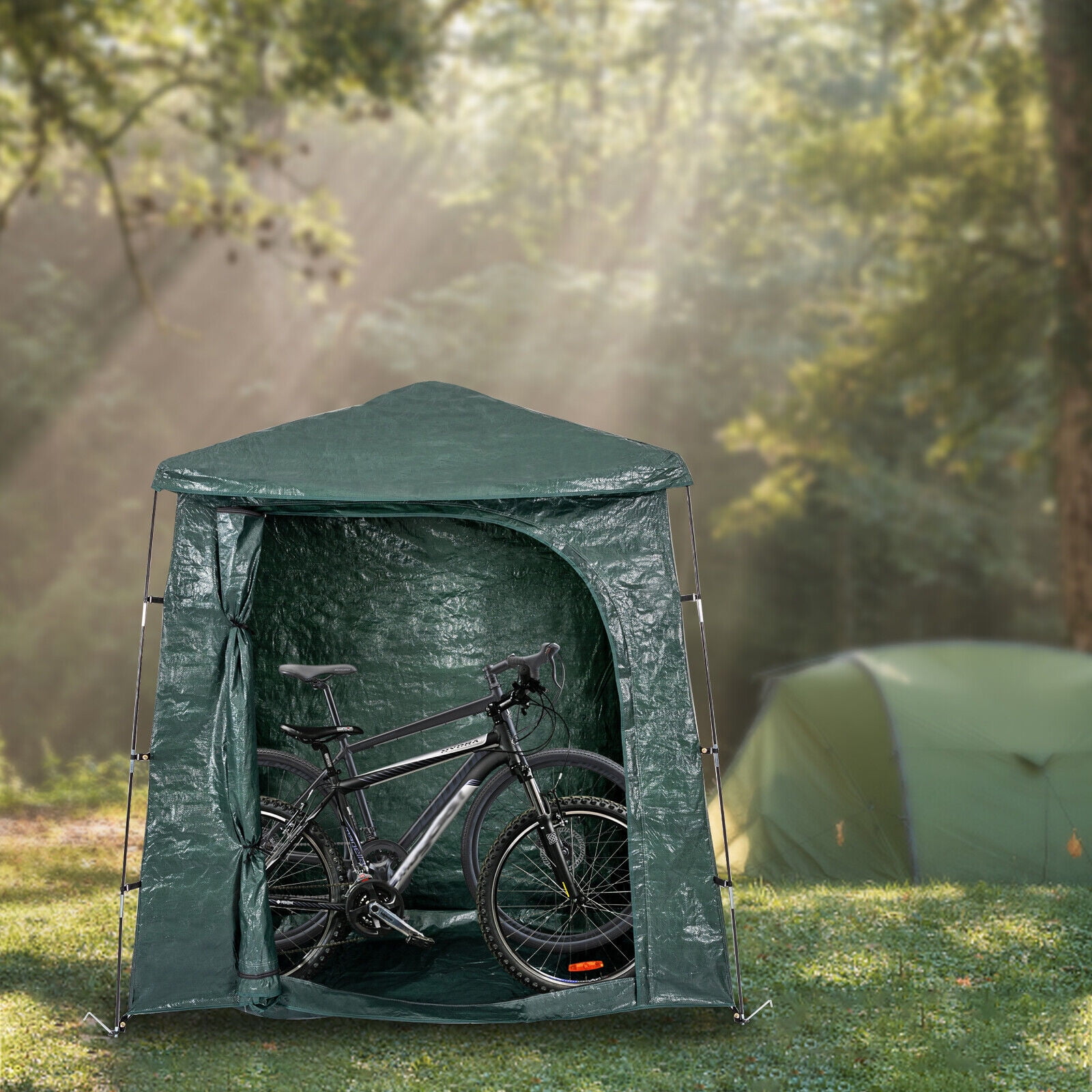 Outdoor Storage Waterproof Shelter Foldable Garden Bicycle Storage Tent ...