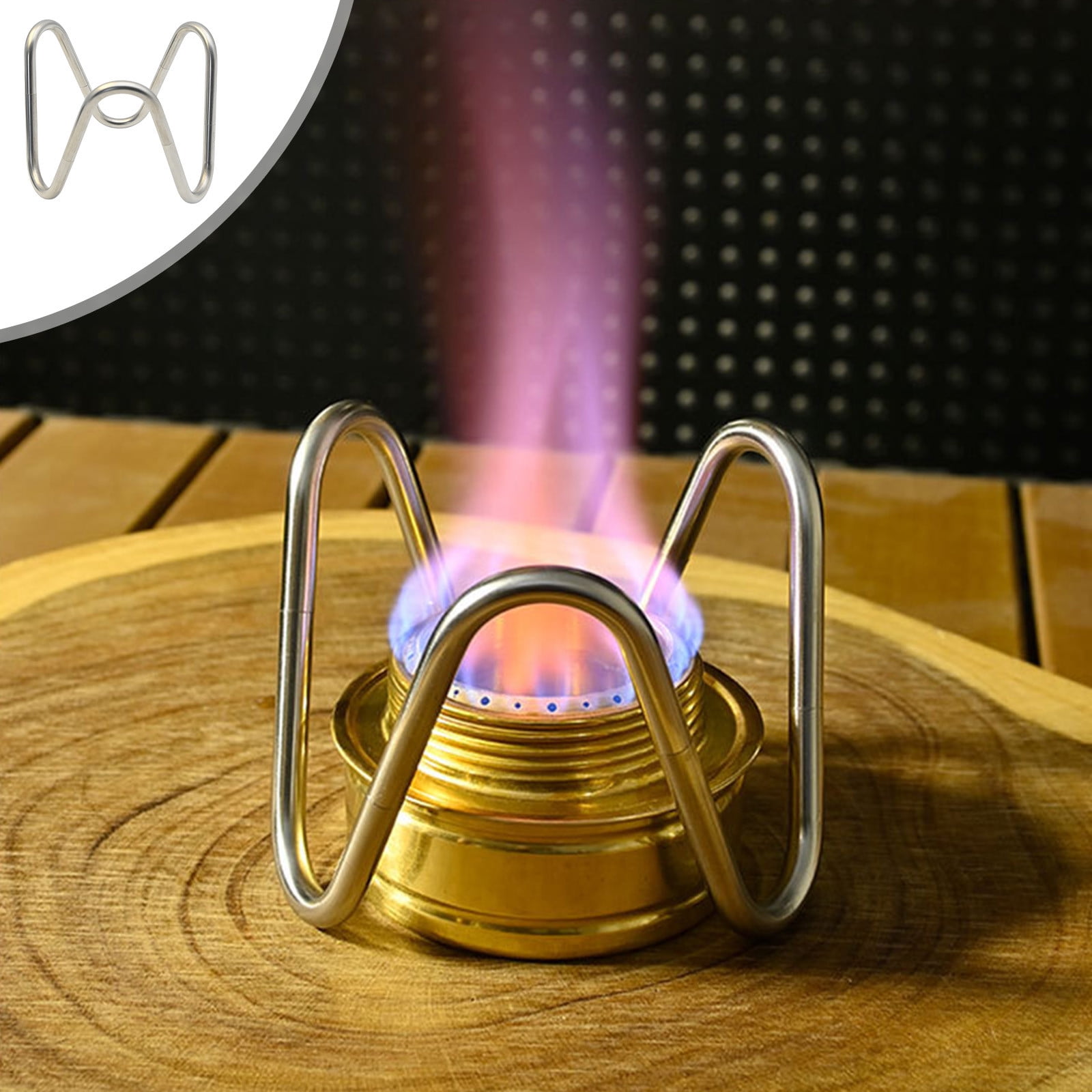 Outdoor Stove Bracket Stainless Steel Detachable Bracket Portable Stove ...