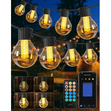 Sunforce 15 LED Solar String Lights, Weather Resistant, 33ft, for Patio ...