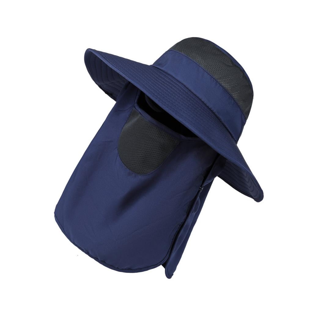 Outdoor Sun Hat Windproofed Neck Cover Sun Blocking Adjustable Headgear ...