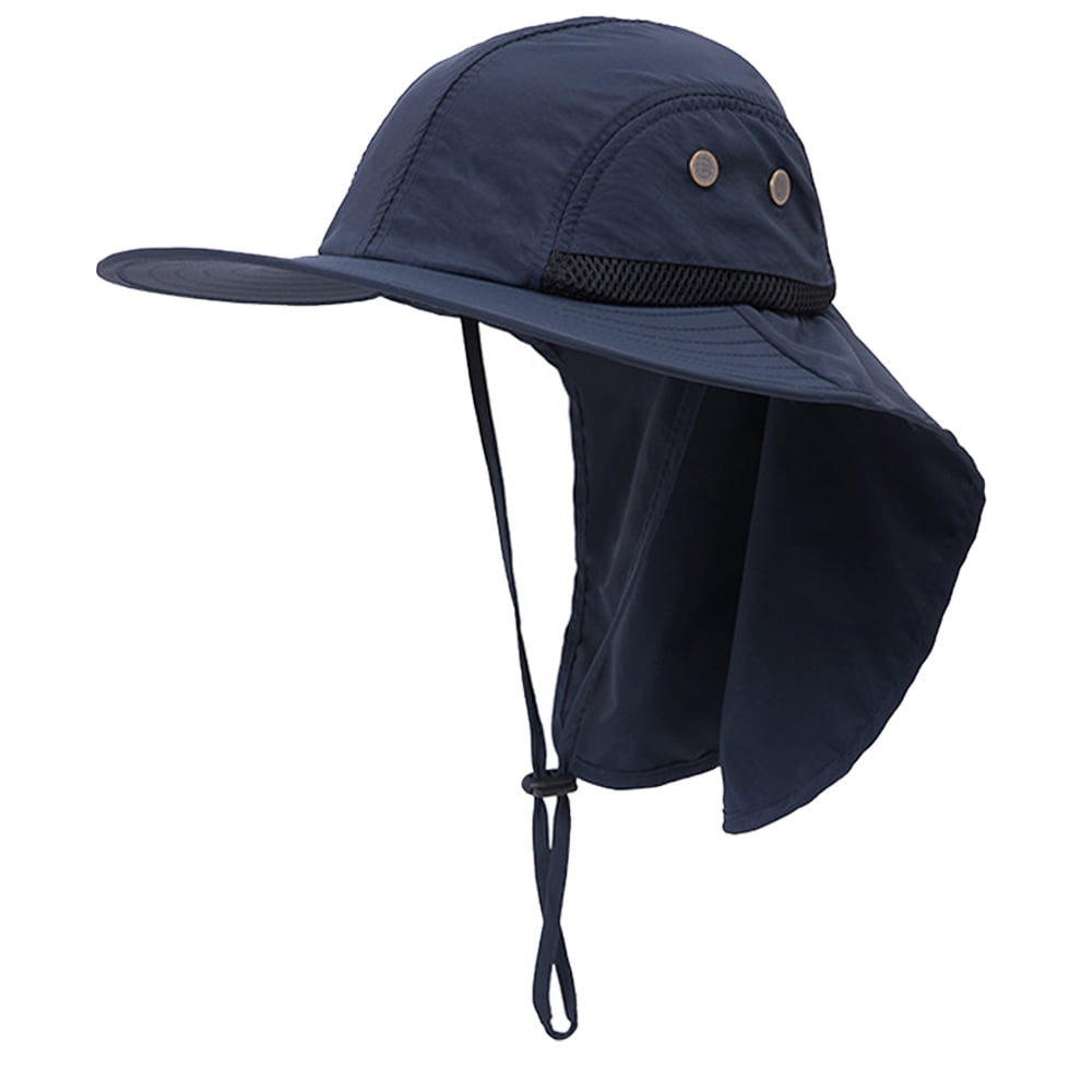 Outdoor Sun Hat for Men with 50+ UPF Protection Safari Cap Wide Brim ...