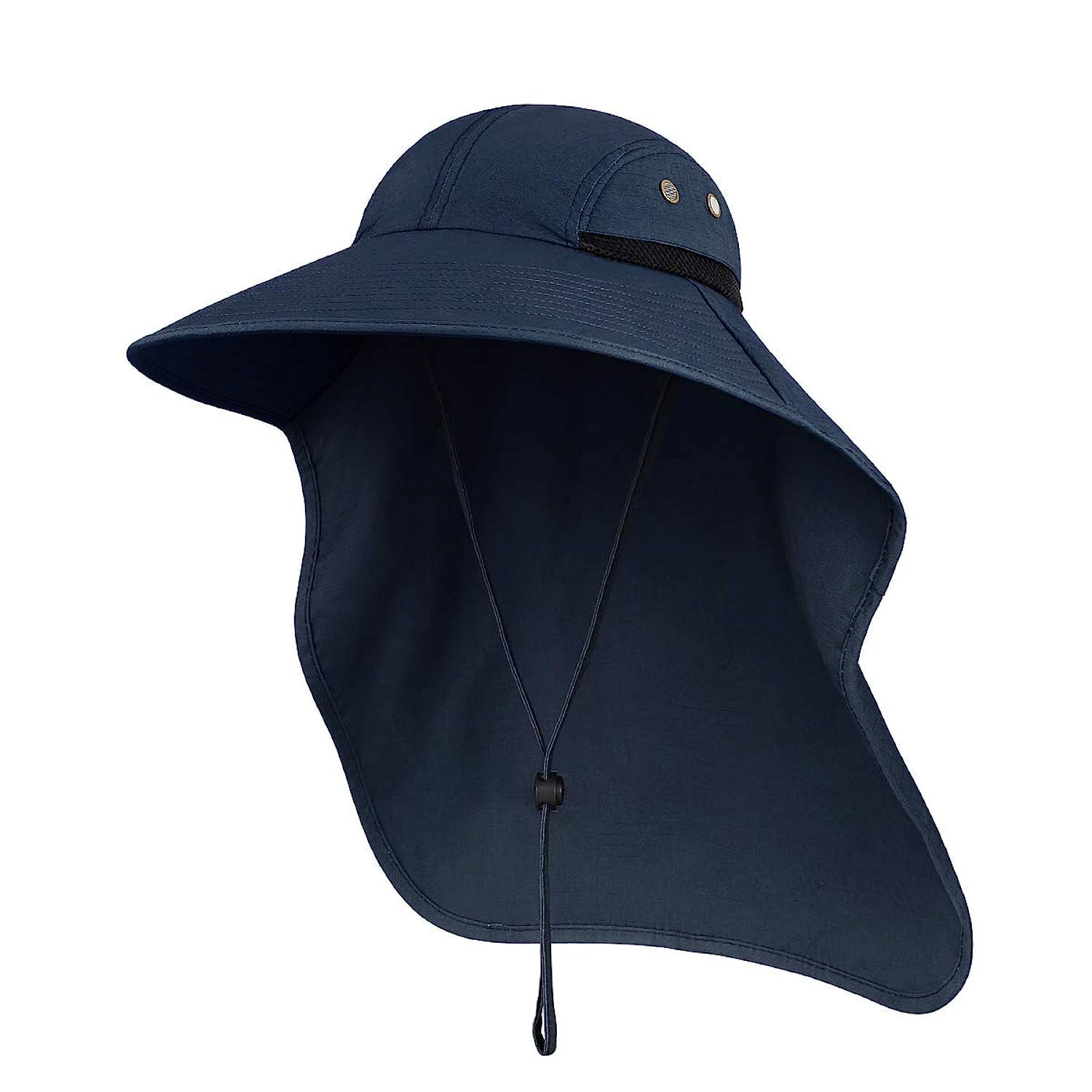 Outdoor Sun Hat for Men with UV Protection Safari Cap Wide Brim Fishing ...