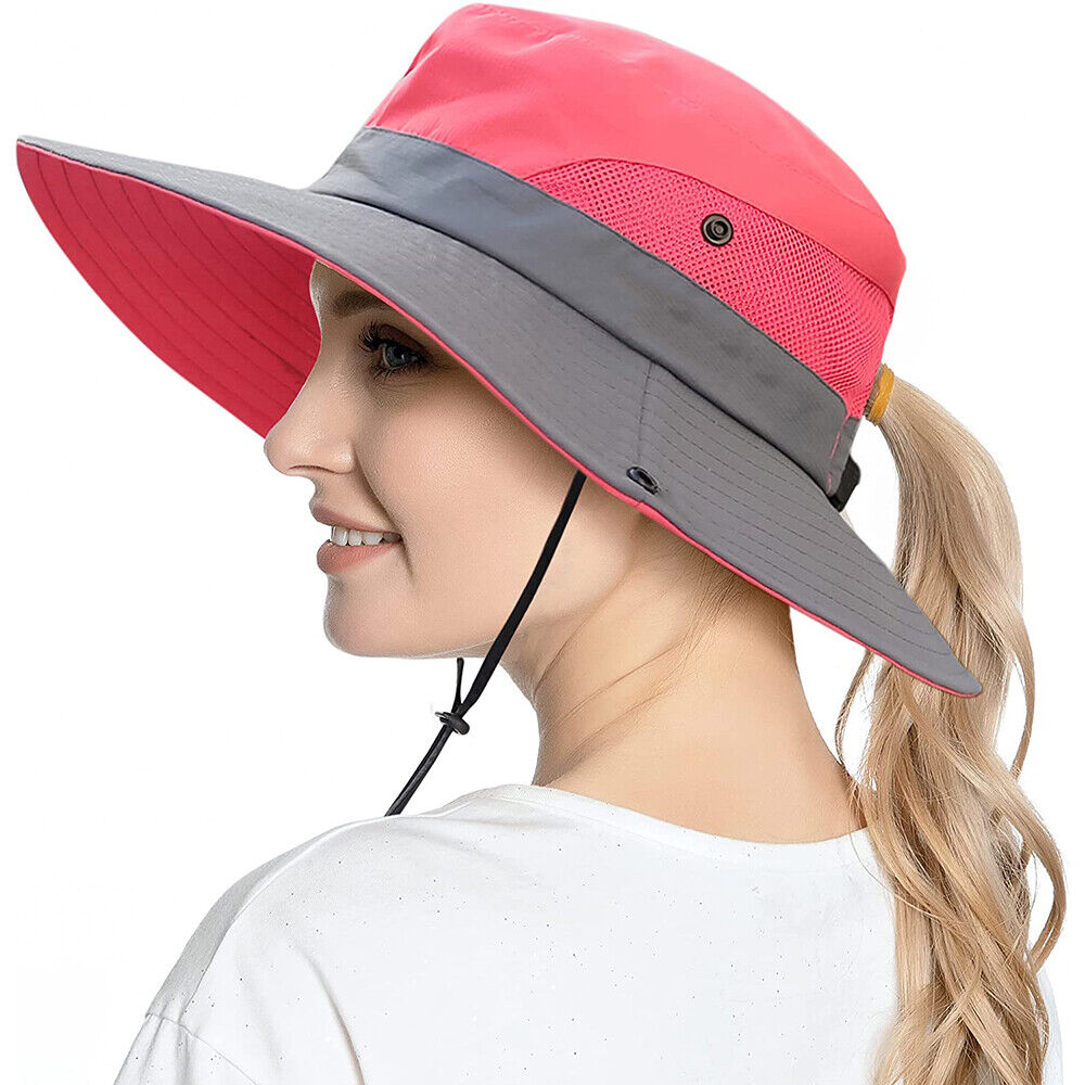 Outdoor Sun Hats for Women, DIDADI Wide Brim Tribe Sun Hats with ...