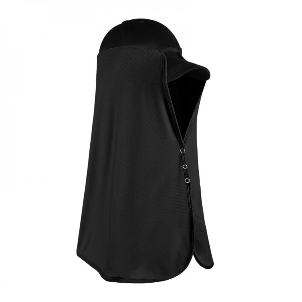 Outdoor Sun Protection Cap Curtain Flip Hat Protection Color Matching ...