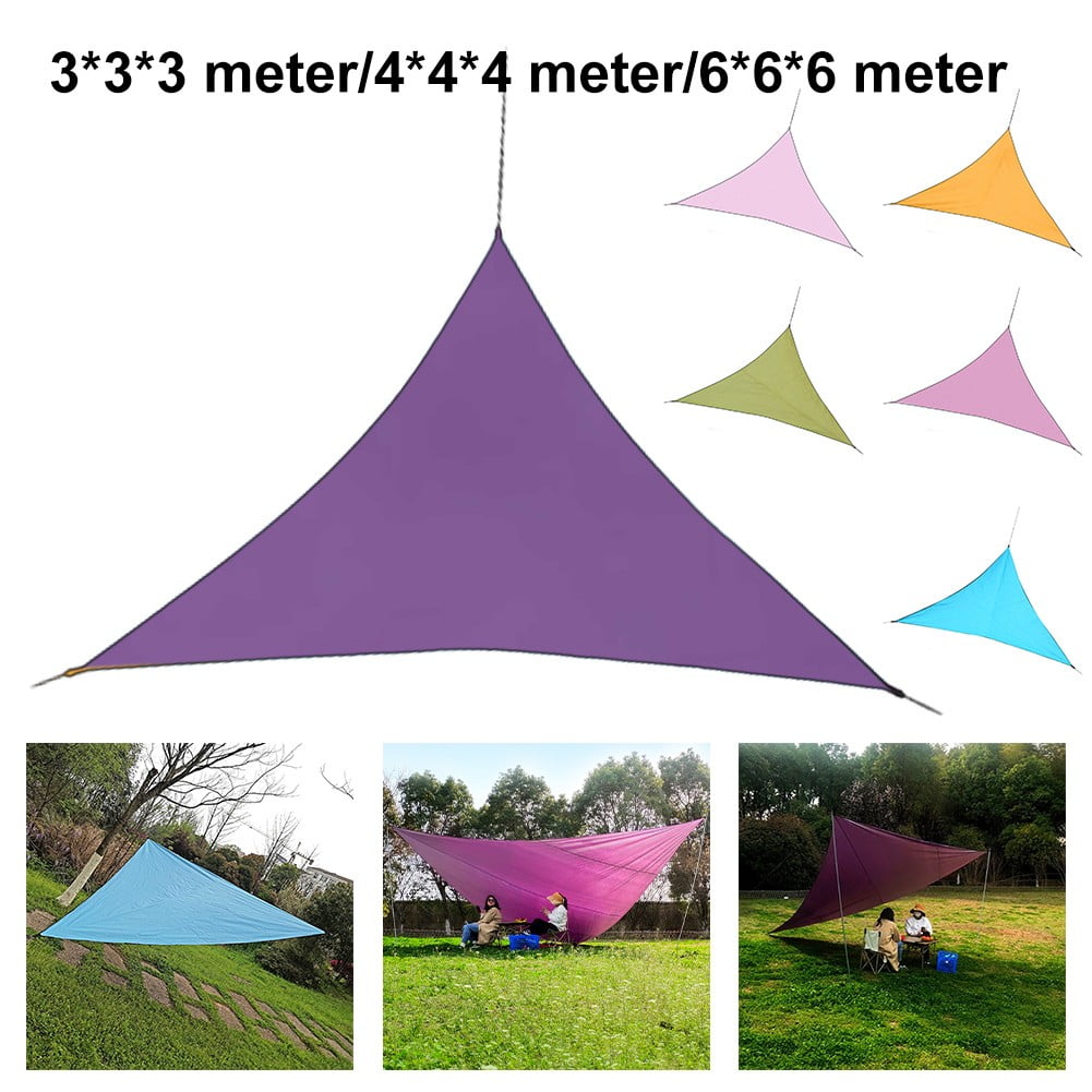 Outdoor Sun Protection Triangle Sunshade Canopy Garden Swimming Pool ...