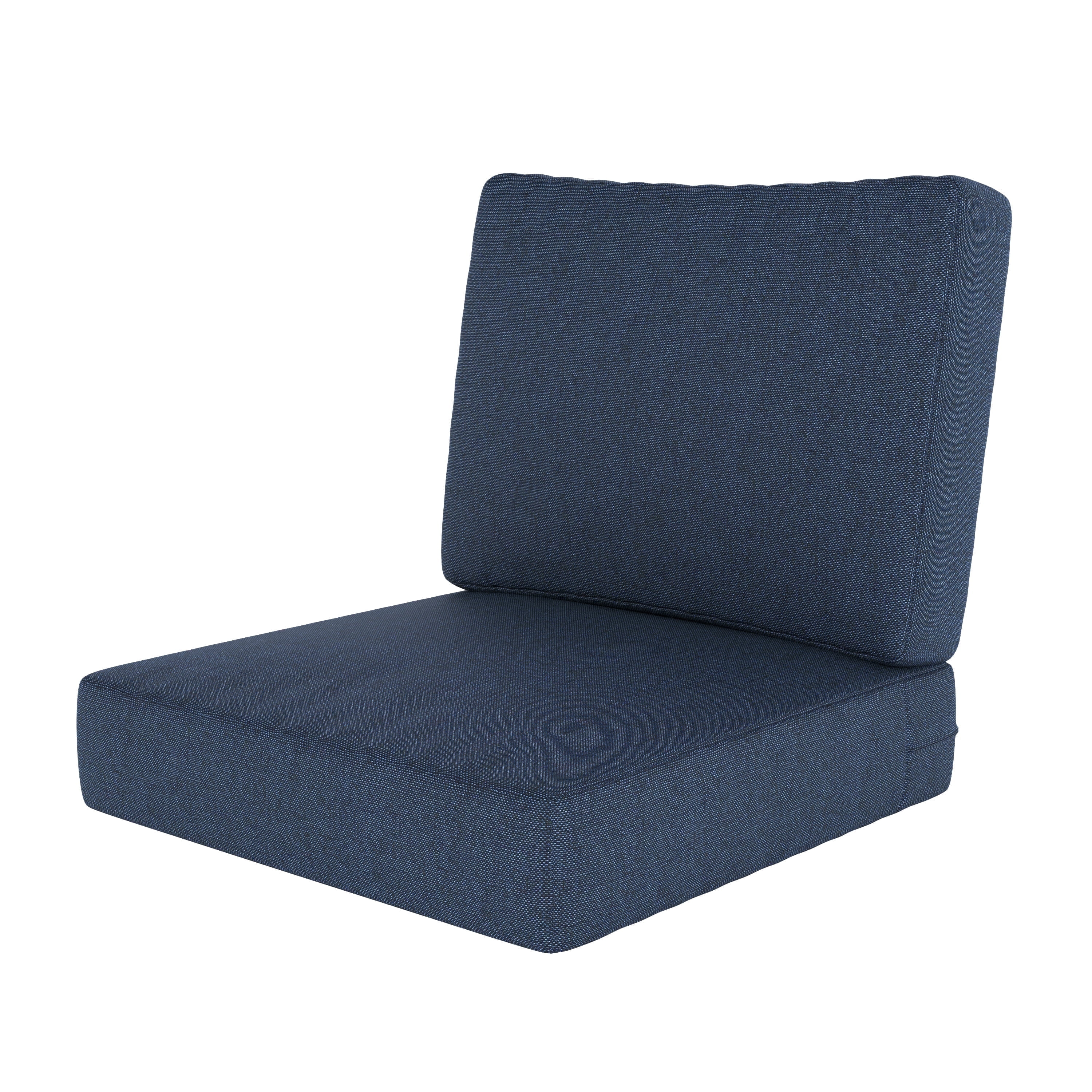 Outdoor Sunbrella Spectrum Indigo Blue 24 x 24 x 5 Seat/Back Lounge ...