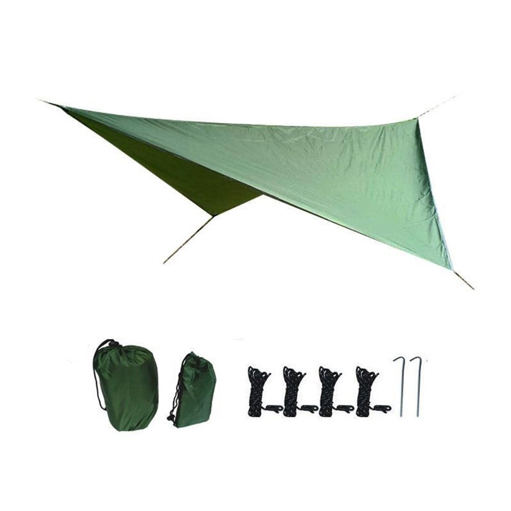 Outdoor Sunshade Canopy Rain Fly Waterproof Camping Tarp Tent Tarp for ...