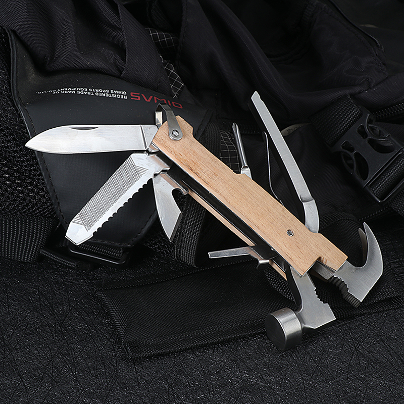 Outdoor Survival Camping Folding Hammer Multifunctional Pliers Claw ...