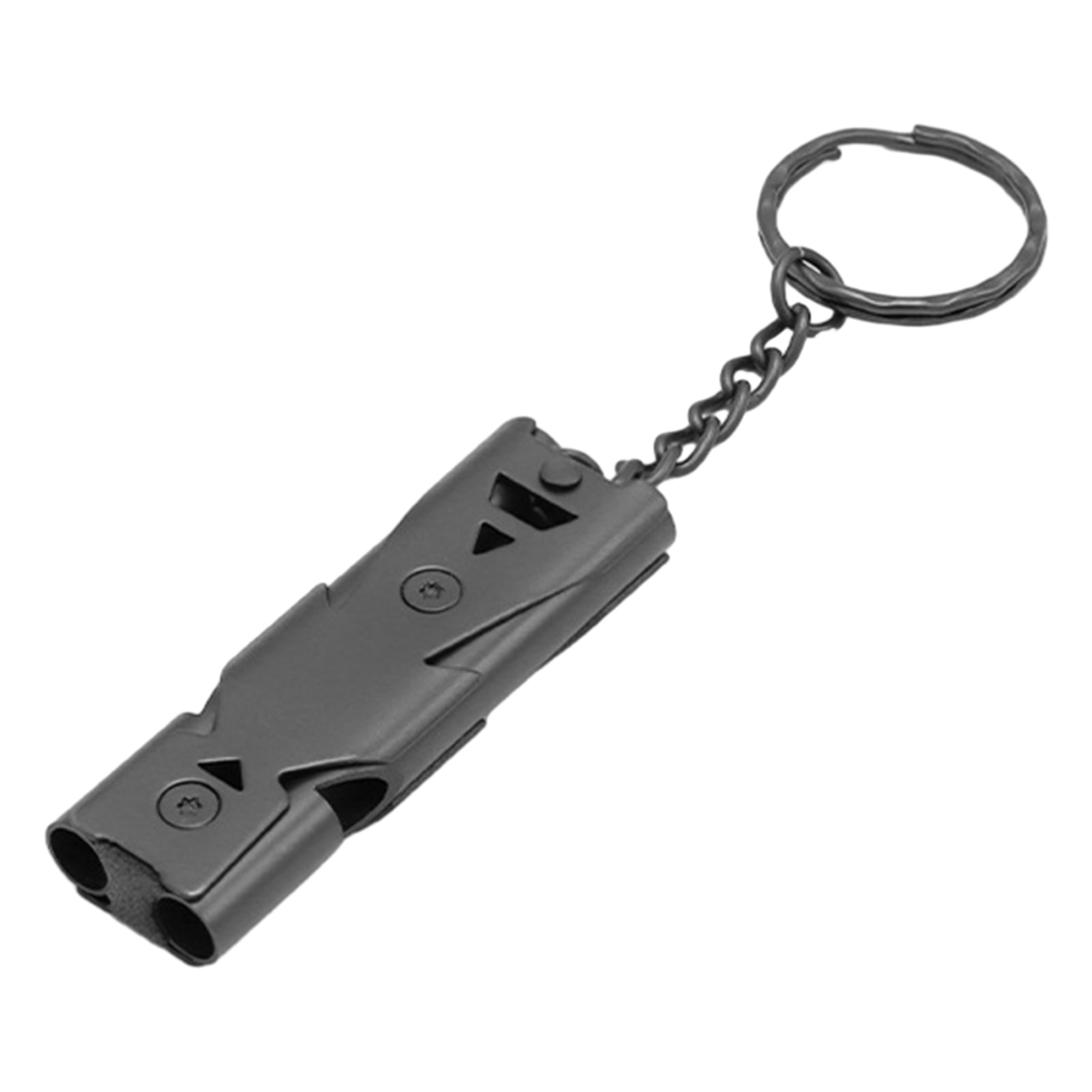 Outdoor Survival Whistle with Keychain Double Tube 80-150dB High ...