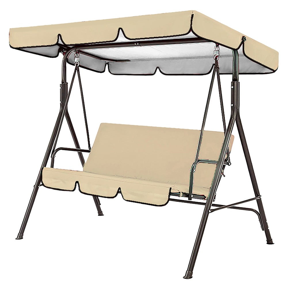 Outdoor Swing Chair Awning Garden Waterproof Swing Canopy Roof Covers ...