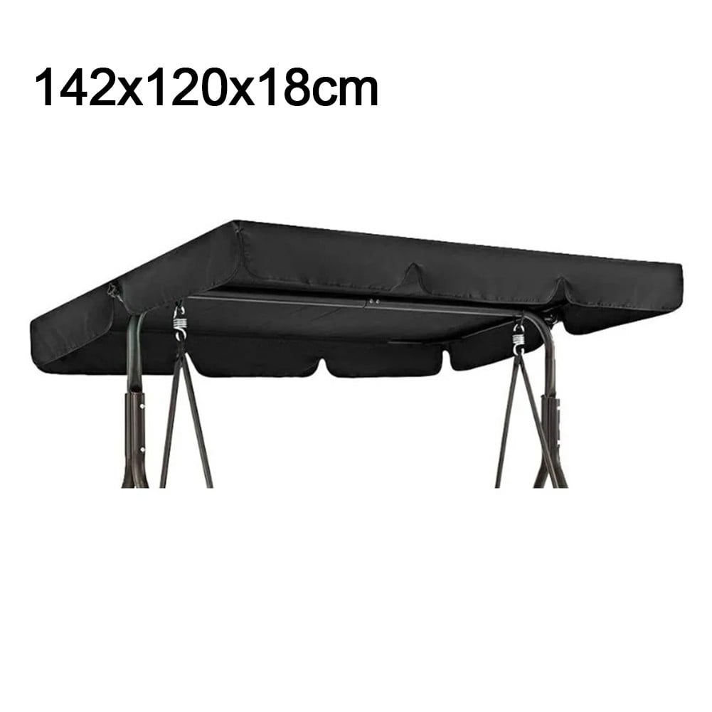 Outdoor Swing Chair Awning Garden Waterproof Swing Canopy Roof Covers ...