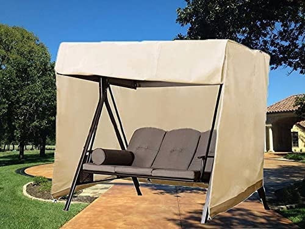 Outdoor Swing Covers 88 Inch Garden Hammock Patio Glider Cover Durable ...