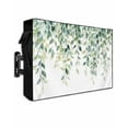 Outdoor TV Cover 30 to 32 Inch Weatherproof, Sage Green Leaves Print ...