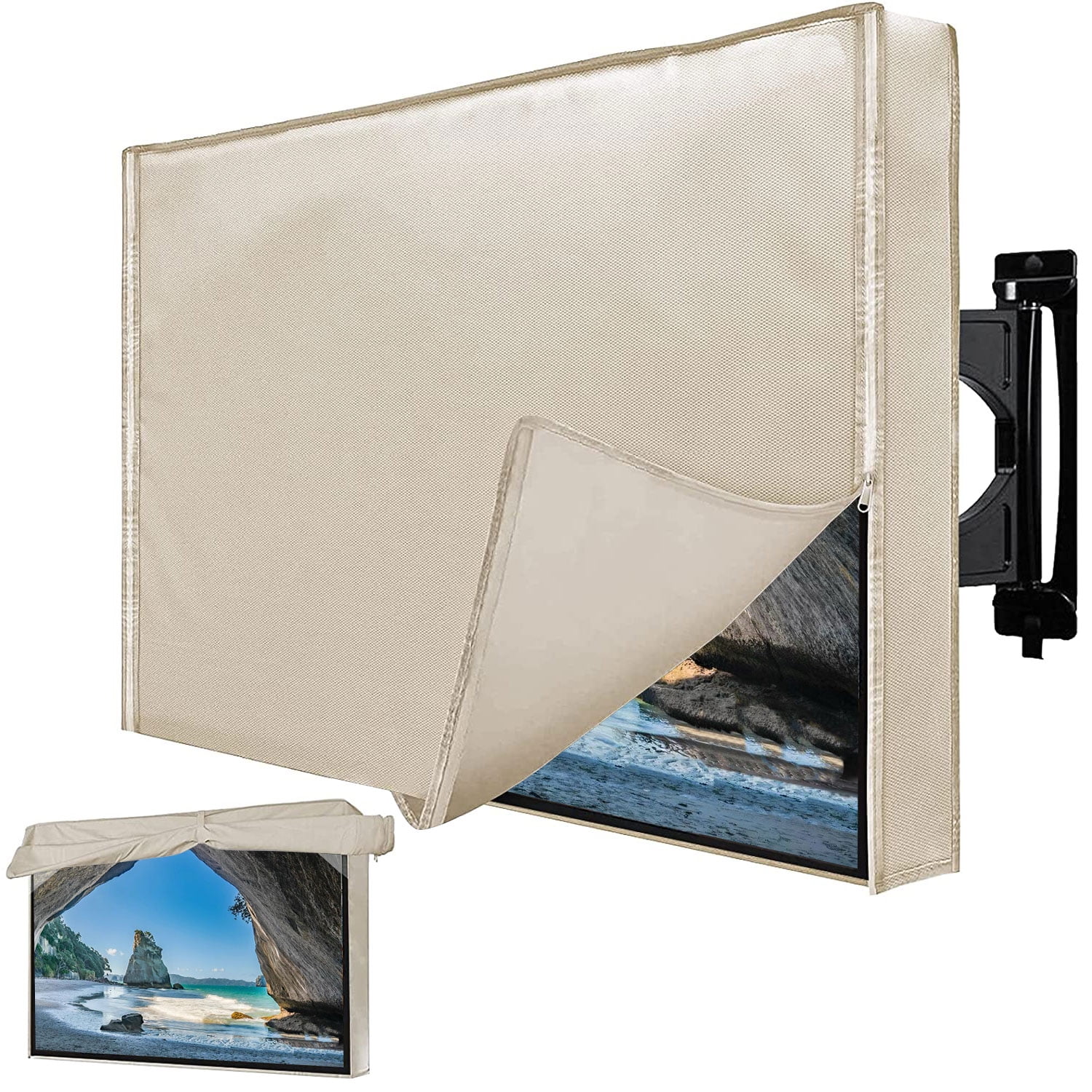 Outdoor TV Cover 40-43in, Waterproof Weather Resistant TV Screen ...