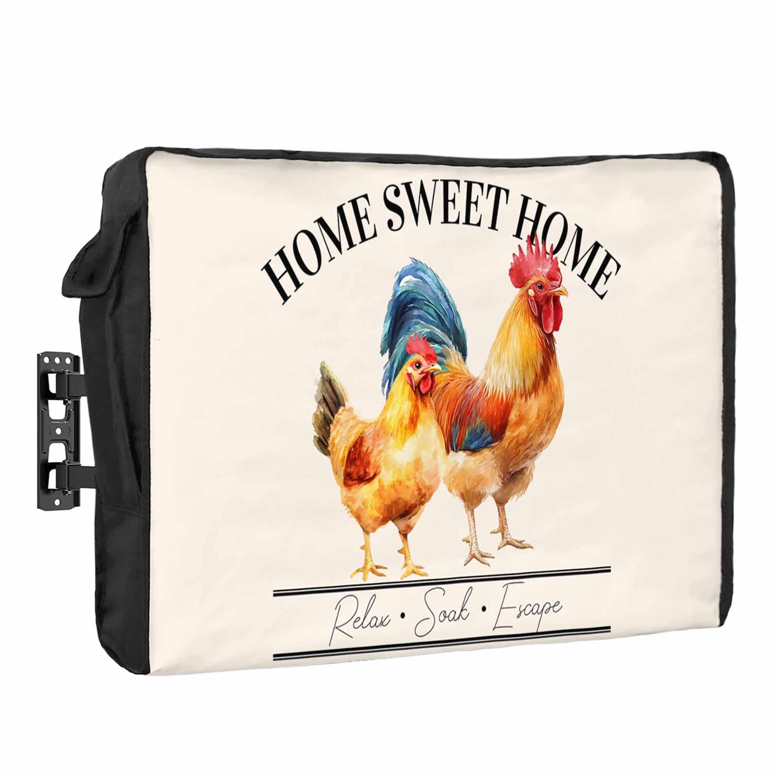 Outdoor TV Cover 52 to 55 Inches, Farmhouse Retro Home Sweet Home ...