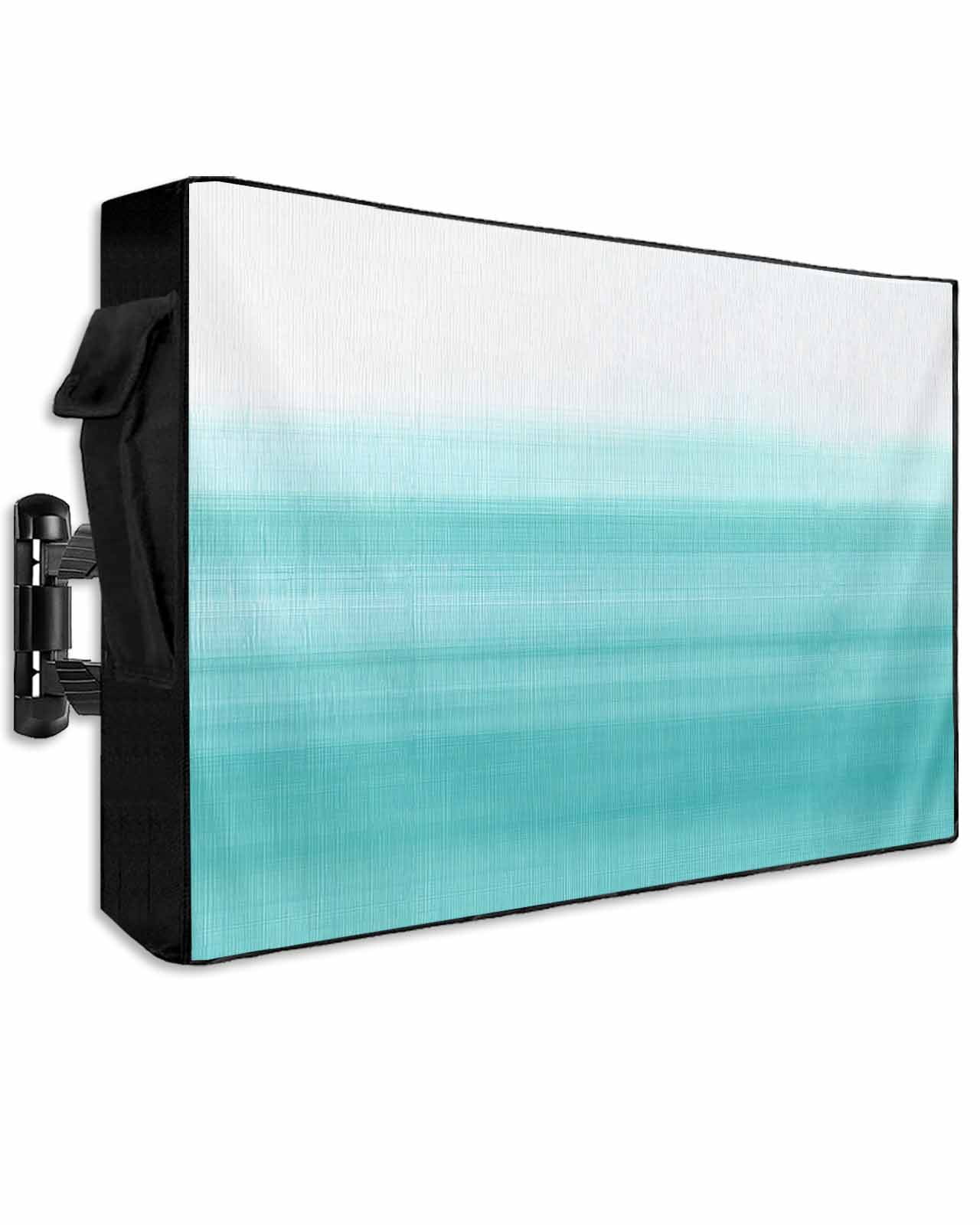 Outdoor TV Cover 60 to 65 Inch Weatherproof, Aqua White Waterproof TV ...