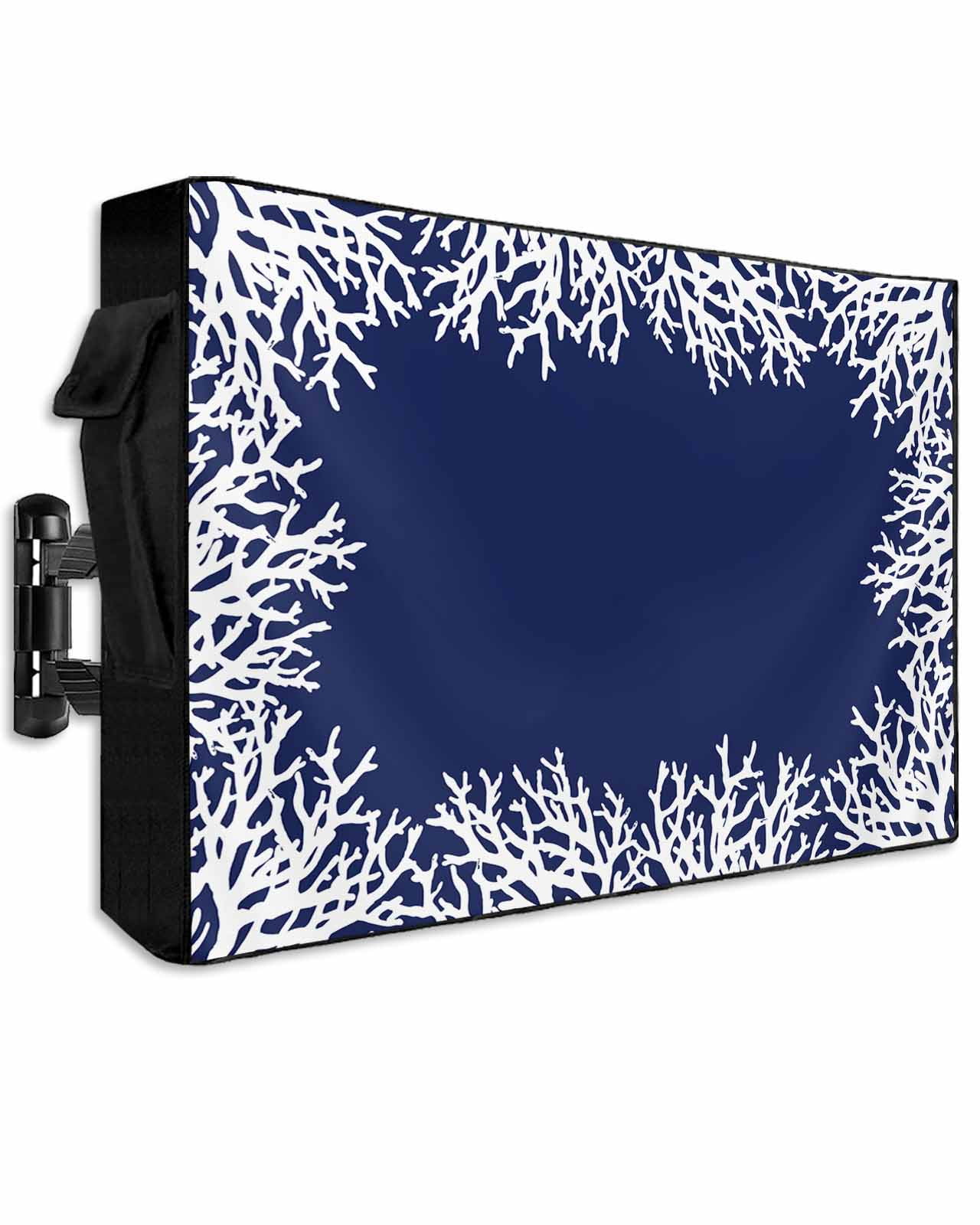 Outdoor TV Cover 60 to 65 Inch Weatherproof, Nautical Coastal ...