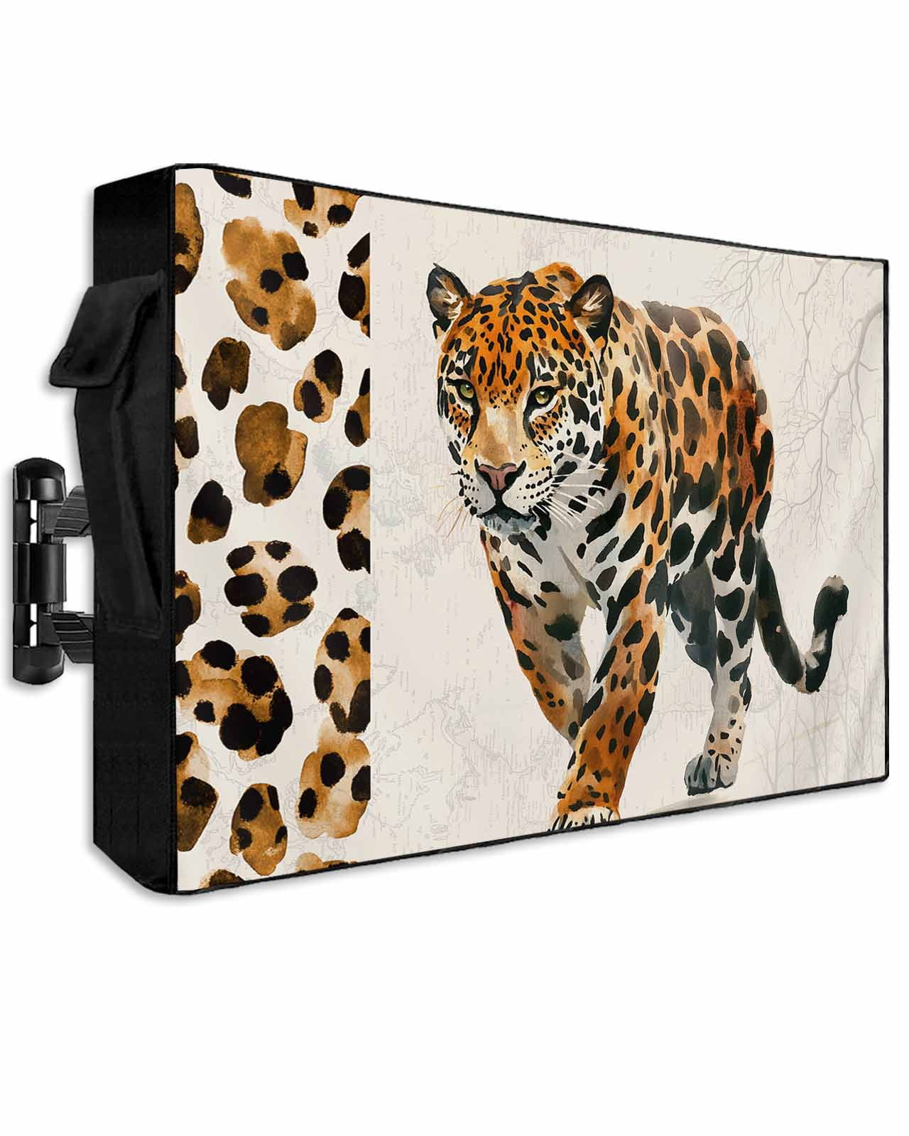 Outdoor TV Cover 60 to 65 Inch Weatherproof, Watercolor Animal ...