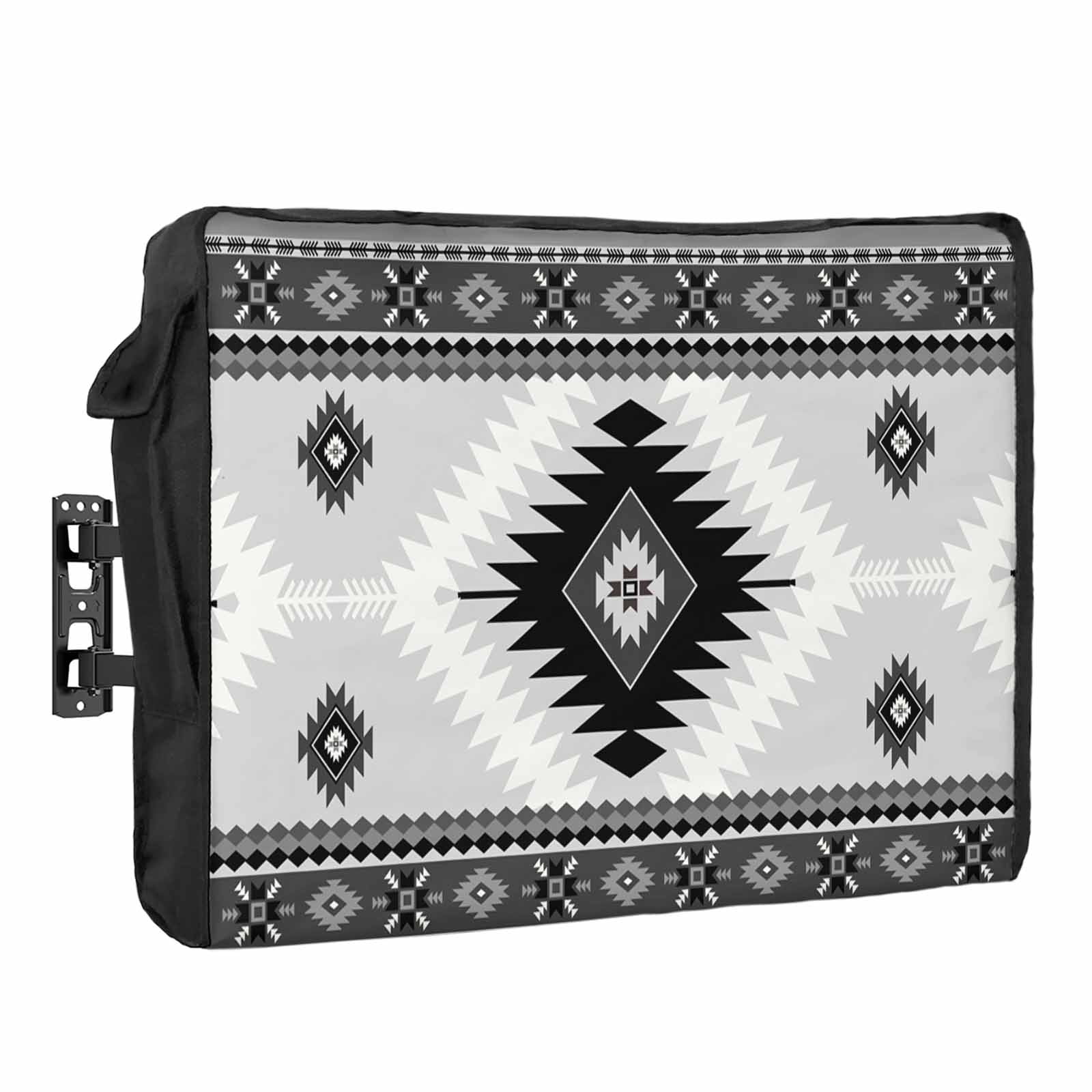 Outdoor TV Cover 60 to 65 Inches, Aztec Southwestern Ethnic Tribal ...