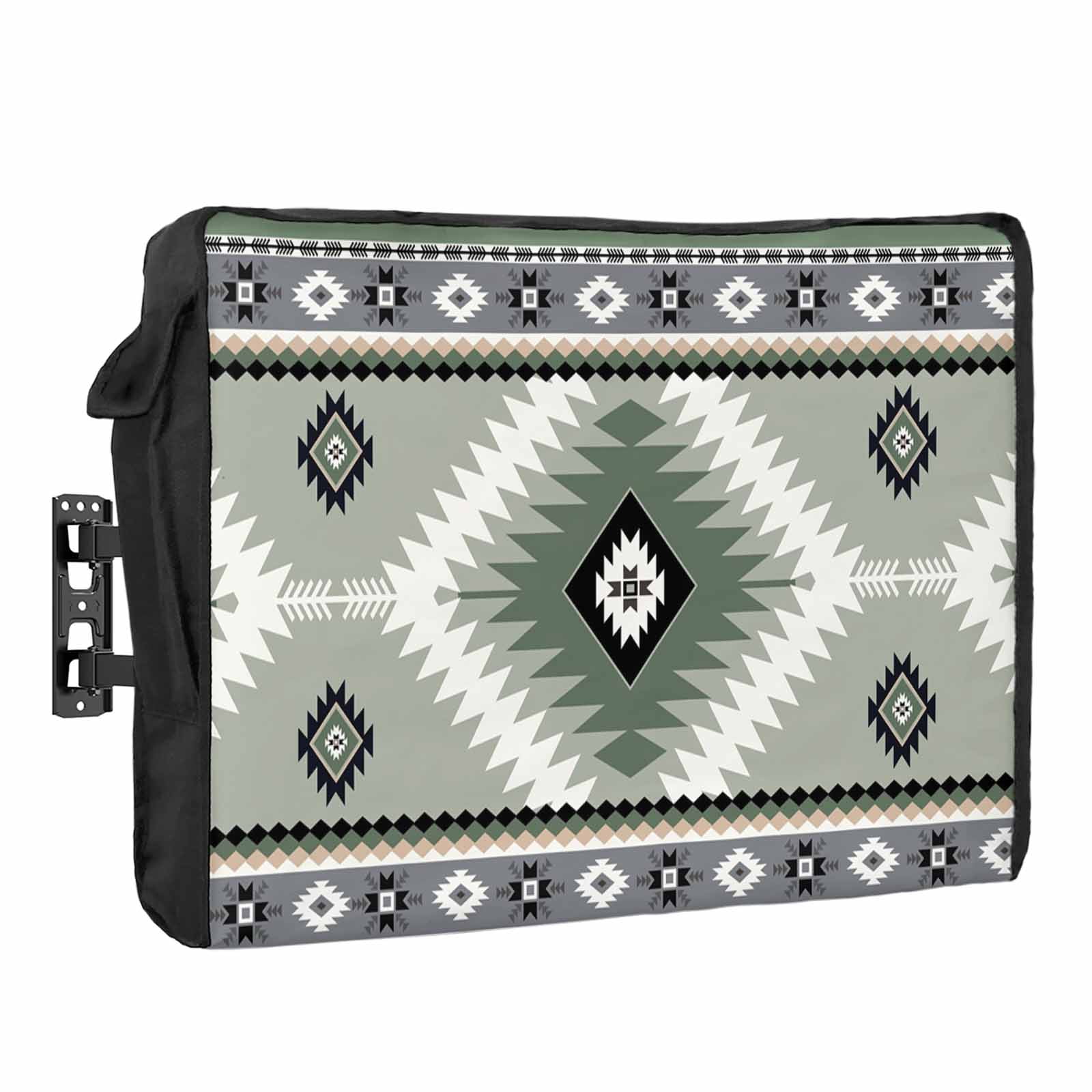 Outdoor TV Cover 60 to 65 Inches, Aztec Southwestern Ethnic Tribal ...