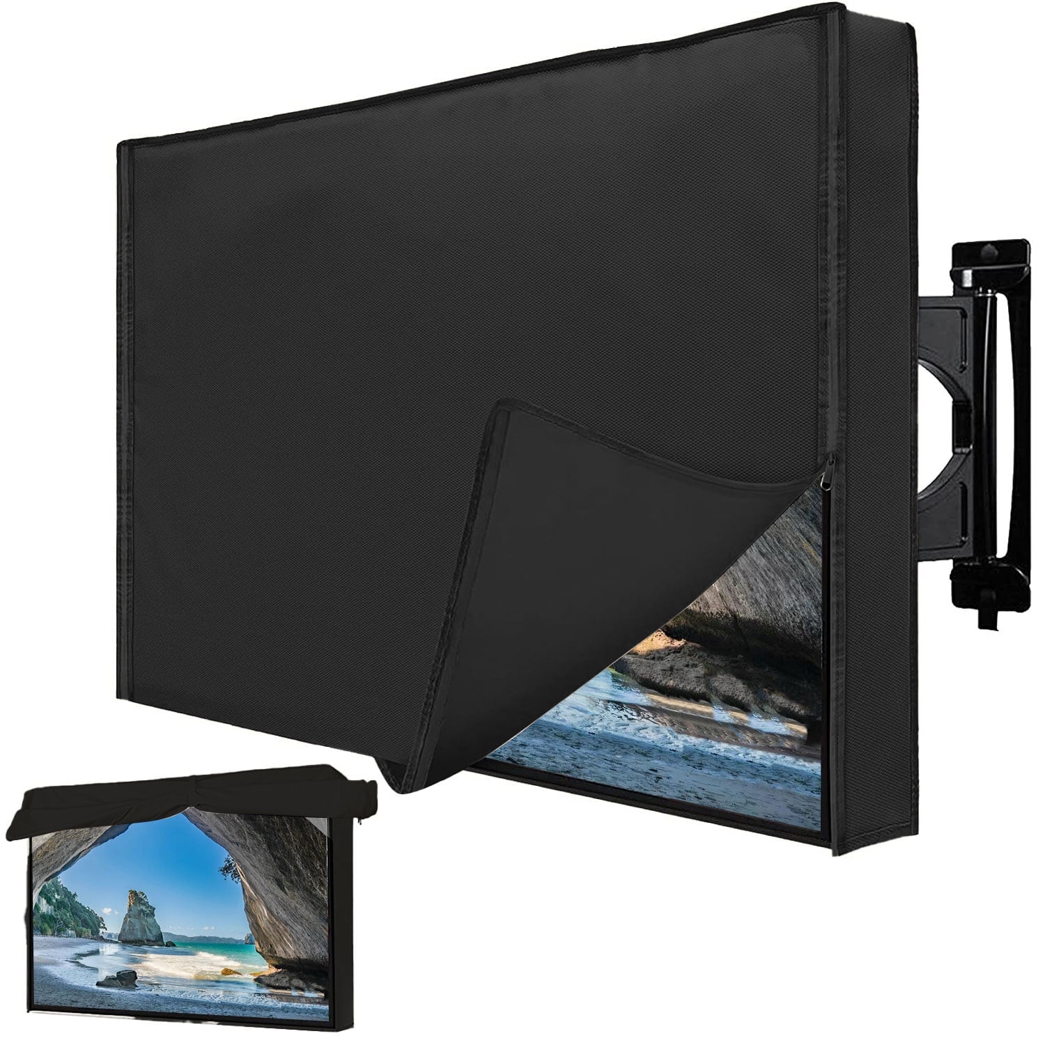 Outdoor TV Cover 60-65in, Waterproof Weather Resistant TV Screen ...