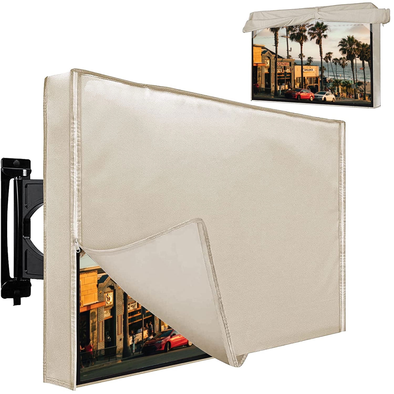 Outdoor TV Cover, Waterproof and Dustproof TV Screen Protectors with ...