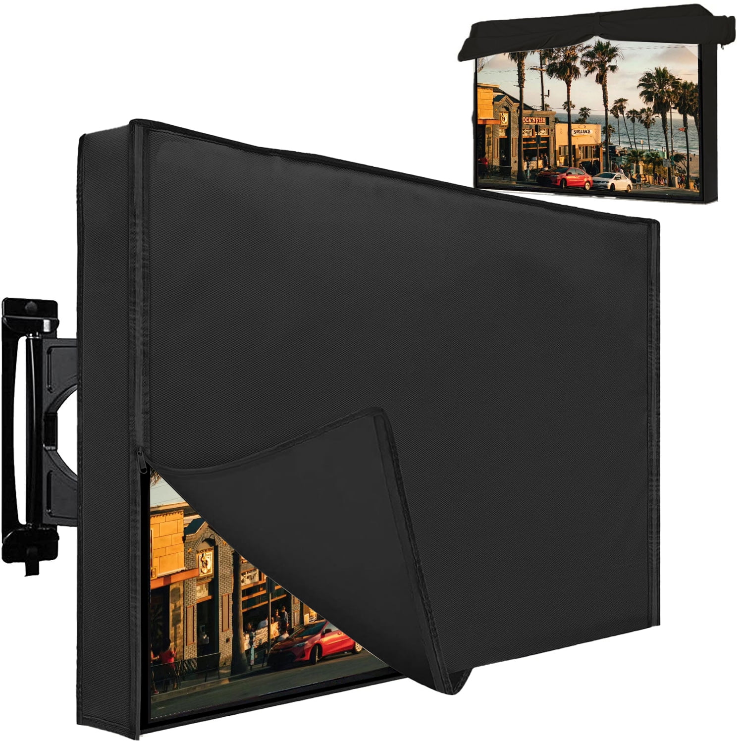 Outdoor TV Cover, Waterproof and Dustproof TV Screen Protectors with ...