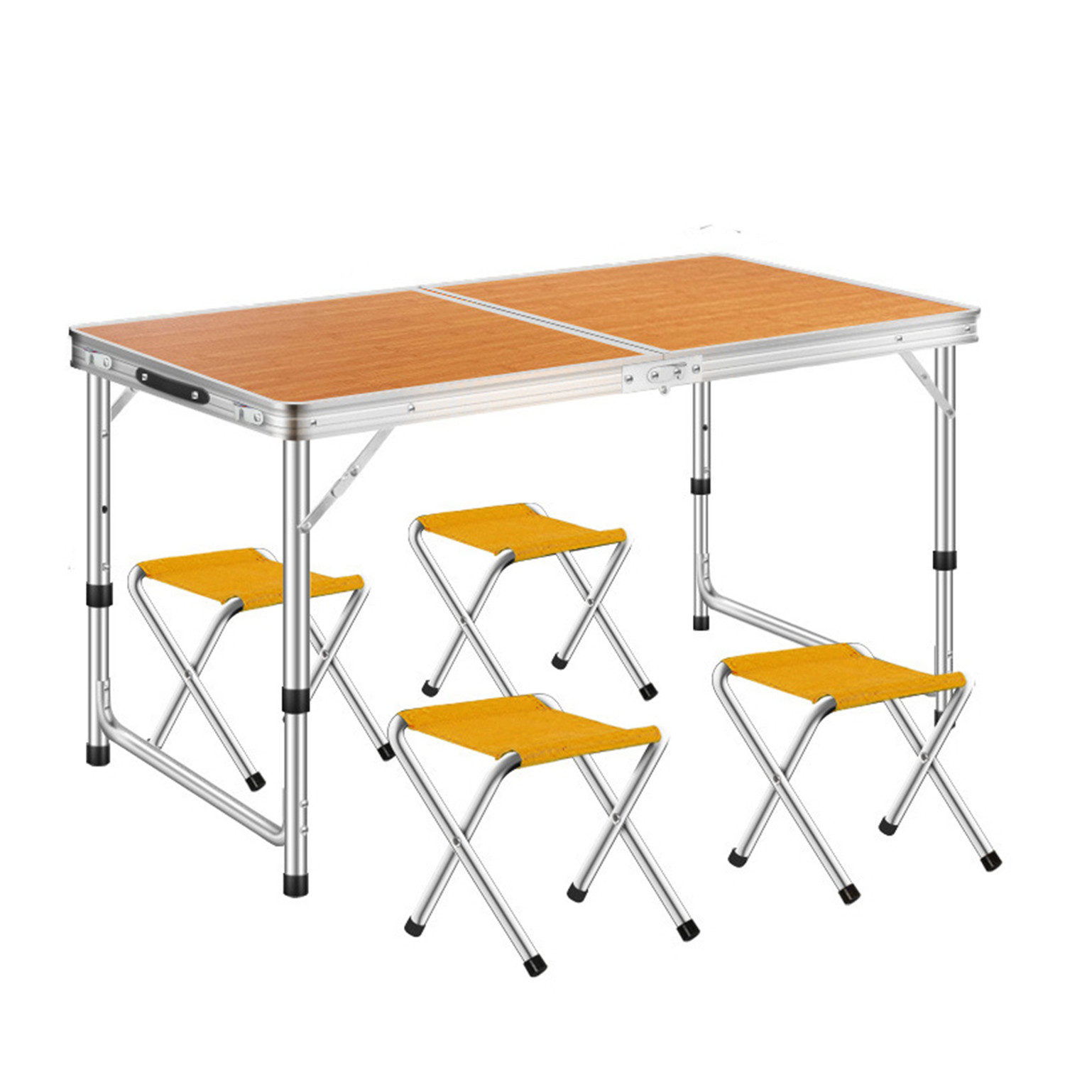 Outdoor Table Portable Aluminum Alloy Foldable Dining Table Folding ...