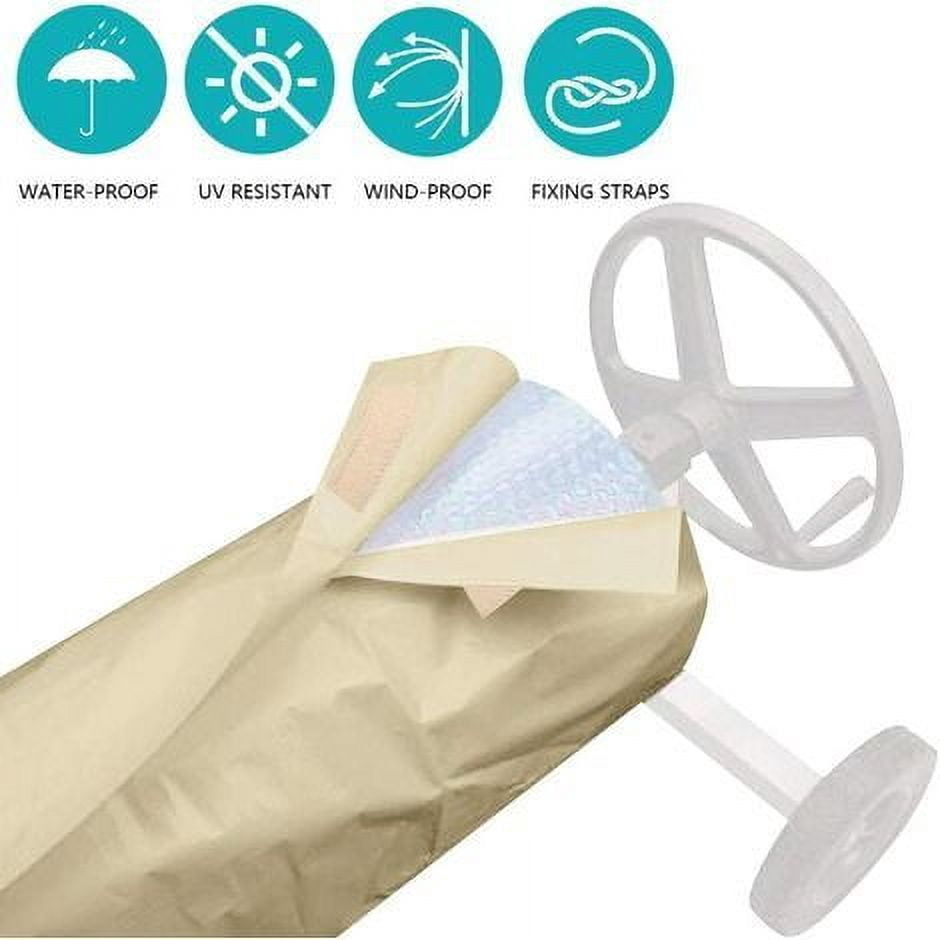 Outdoor Table Shelter, Waterproof Heavy Duty Plastic Table Cover, UV ...