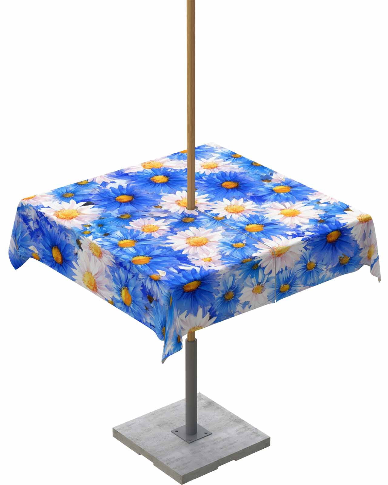 Outdoor Tablecloth with Umbrella Hole for Patio/Picnic/Party/Camping ...