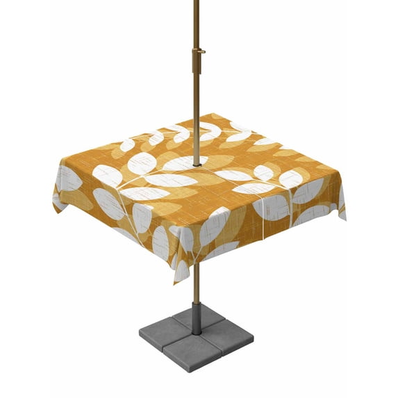 Outdoor Tablecloth with Umbrella Hole for Patio/Picnic/Party/Camping ...