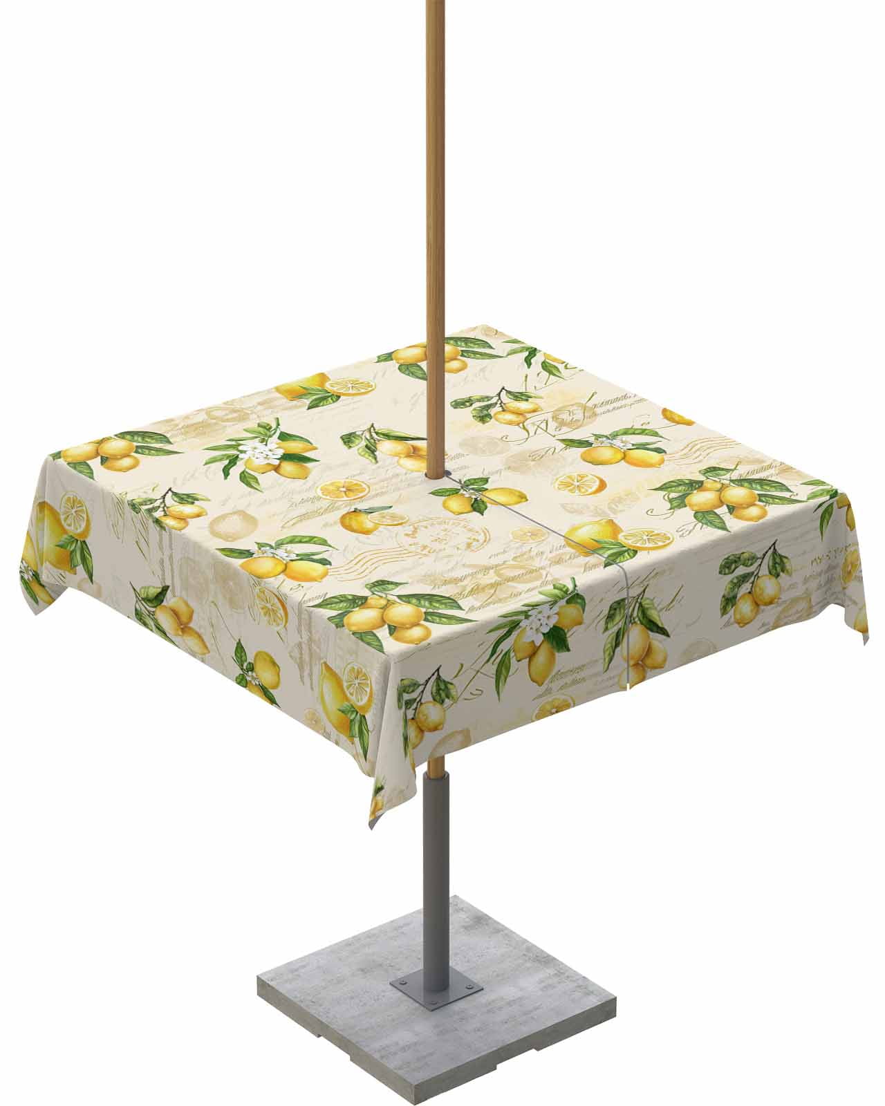 Outdoor Tablecloth with Umbrella Hole for Patio/Picnic/Party/Camping ...