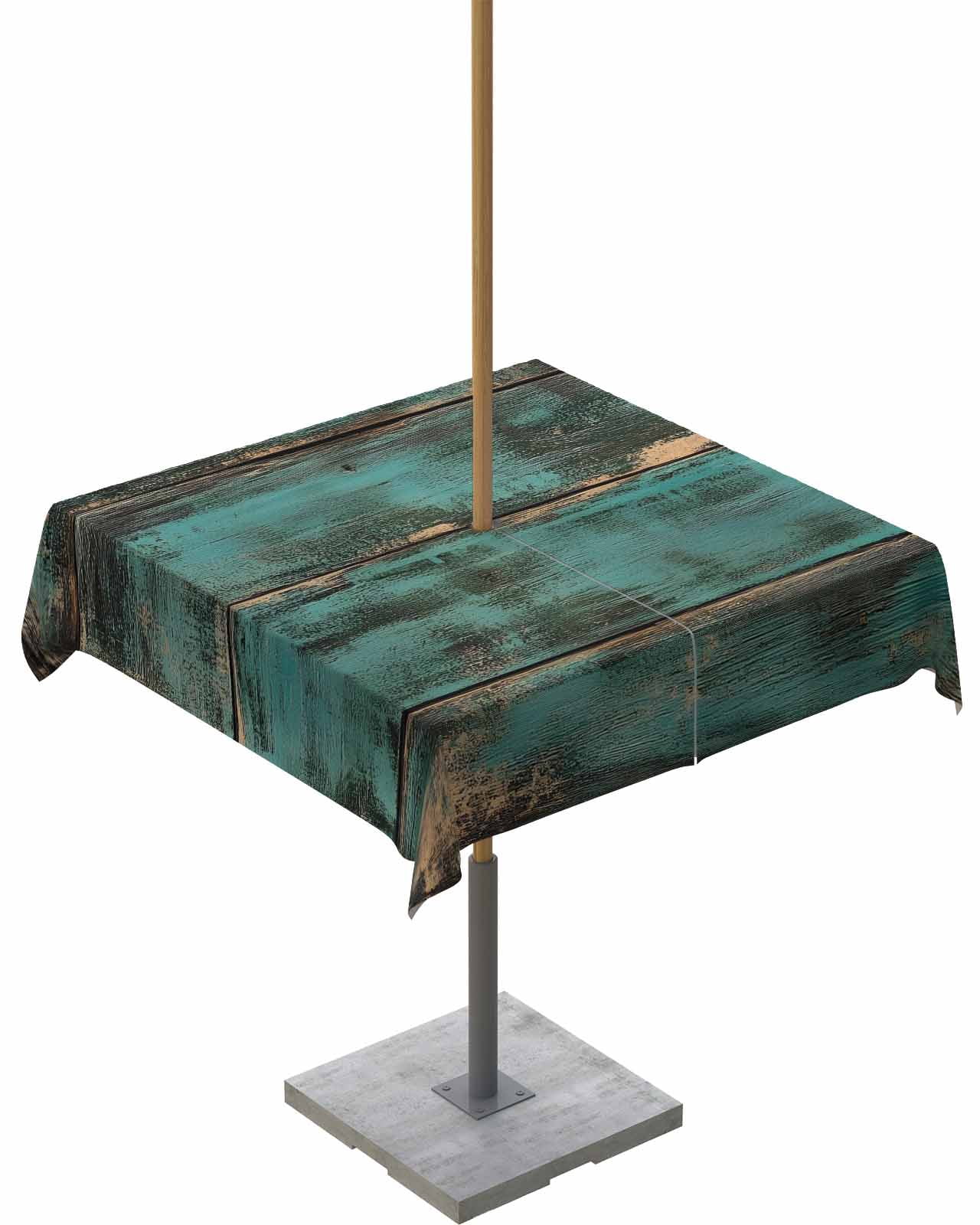 Outdoor Tablecloth with Umbrella Hole for Patio/Picnic/Party/Camping ...