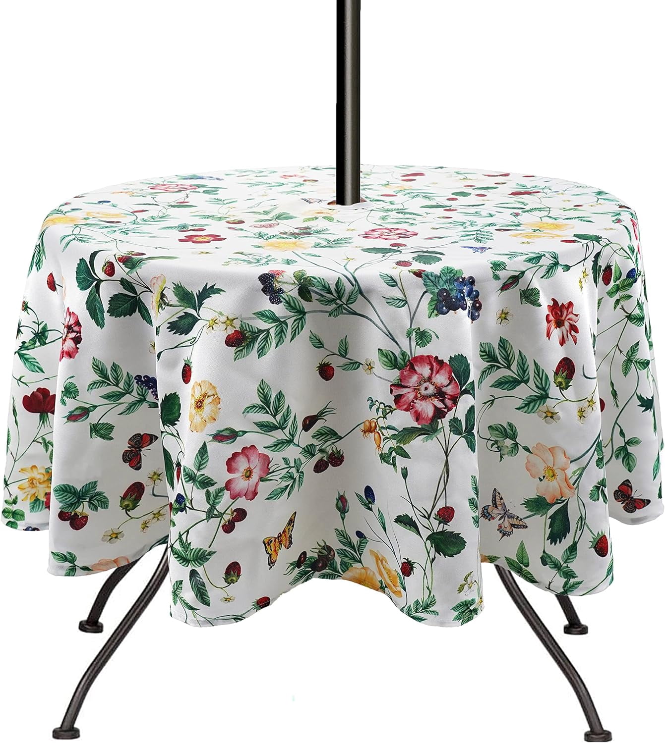 Outdoor Tablecloth,Wrinkle-Free Stain Resistant & Machine Washable ...