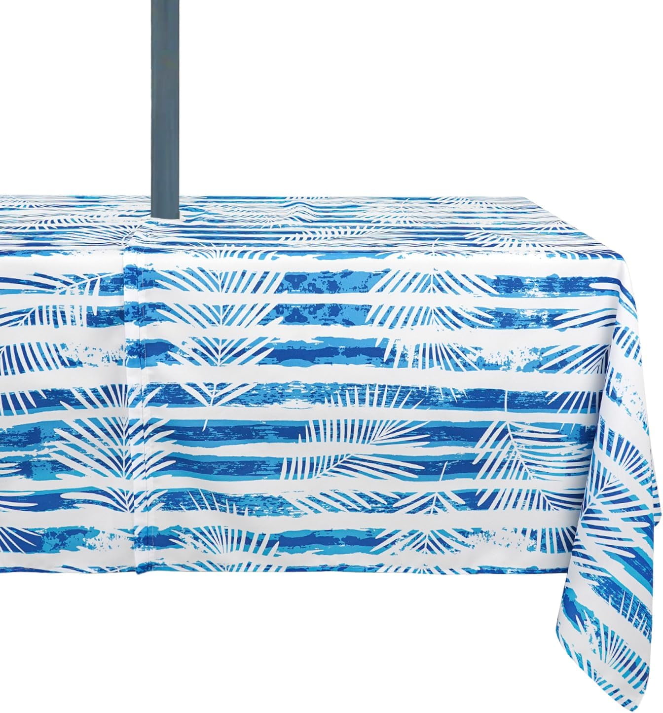 Outdoor Tablecloth with Umbrella Hole Umbrella Tablecloth Patio ...