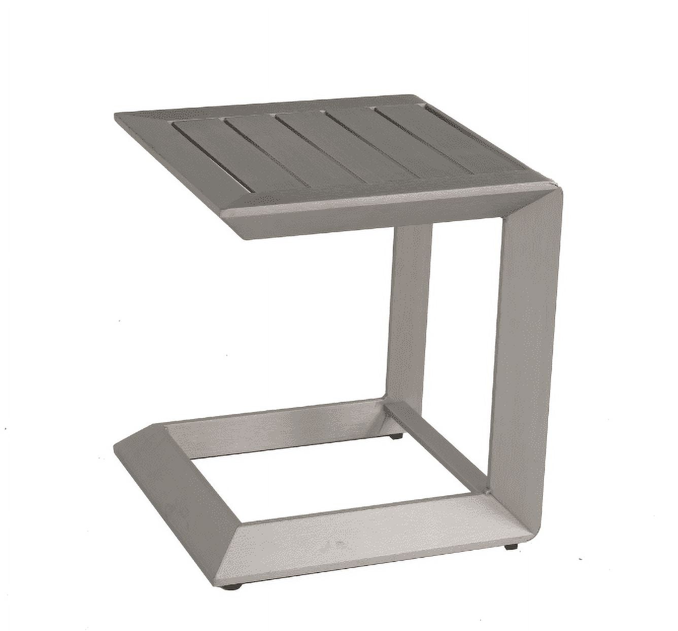 Outdoor Tables, All aluminum outdoor coffee table, Silver Patio Tables ...