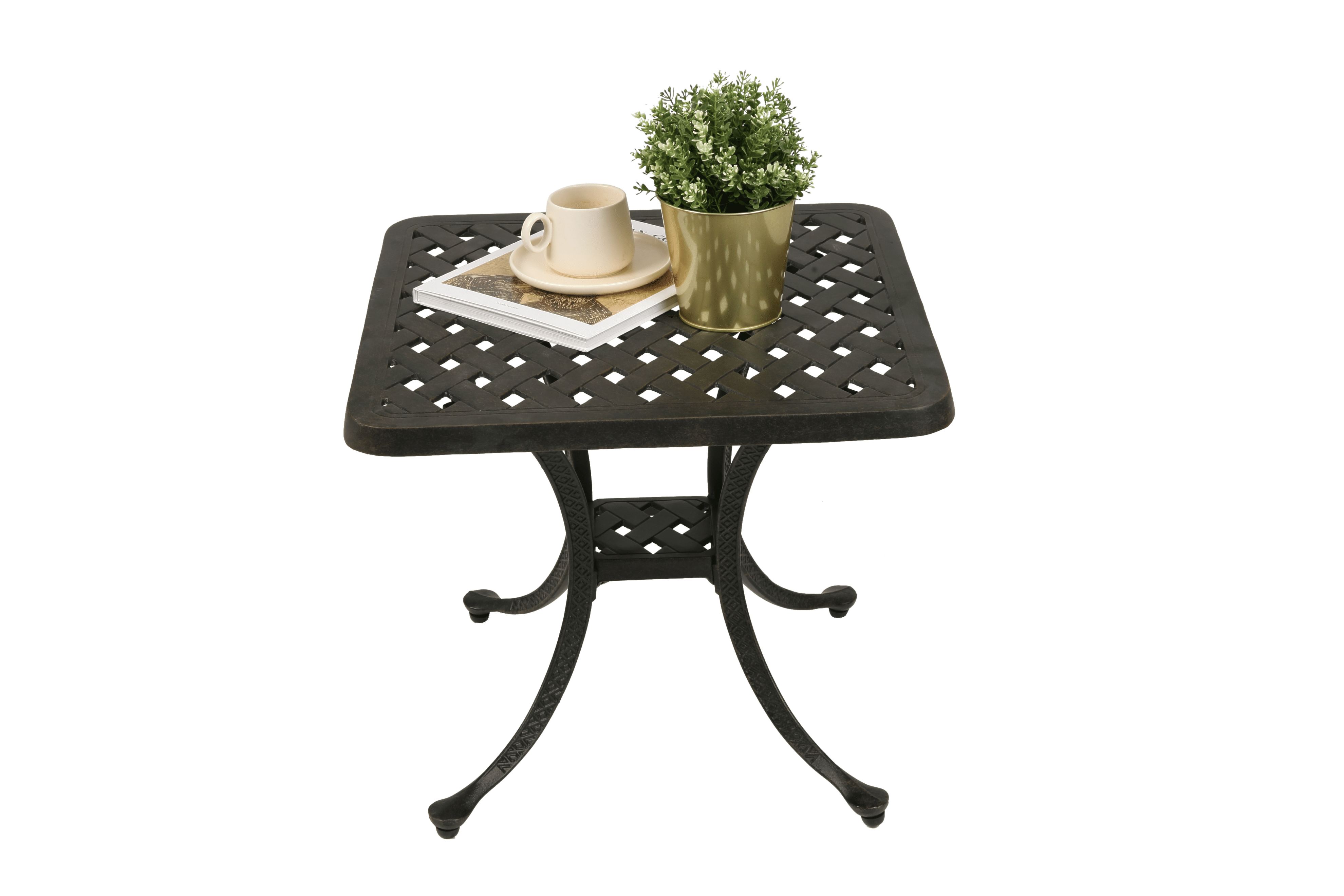 Outdoor Tables, Aluminium Cast table, Grey Patio Tables,Aluminium ...