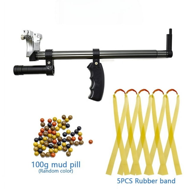 Outdoor Telescopic Rod Slingshot Aluminum Alloy Shooting Hunting ...
