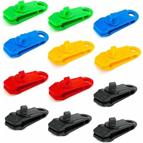 Outdoor Tent Awning Lock Clip Car Dust Cover Clip - Mixed Colors ...