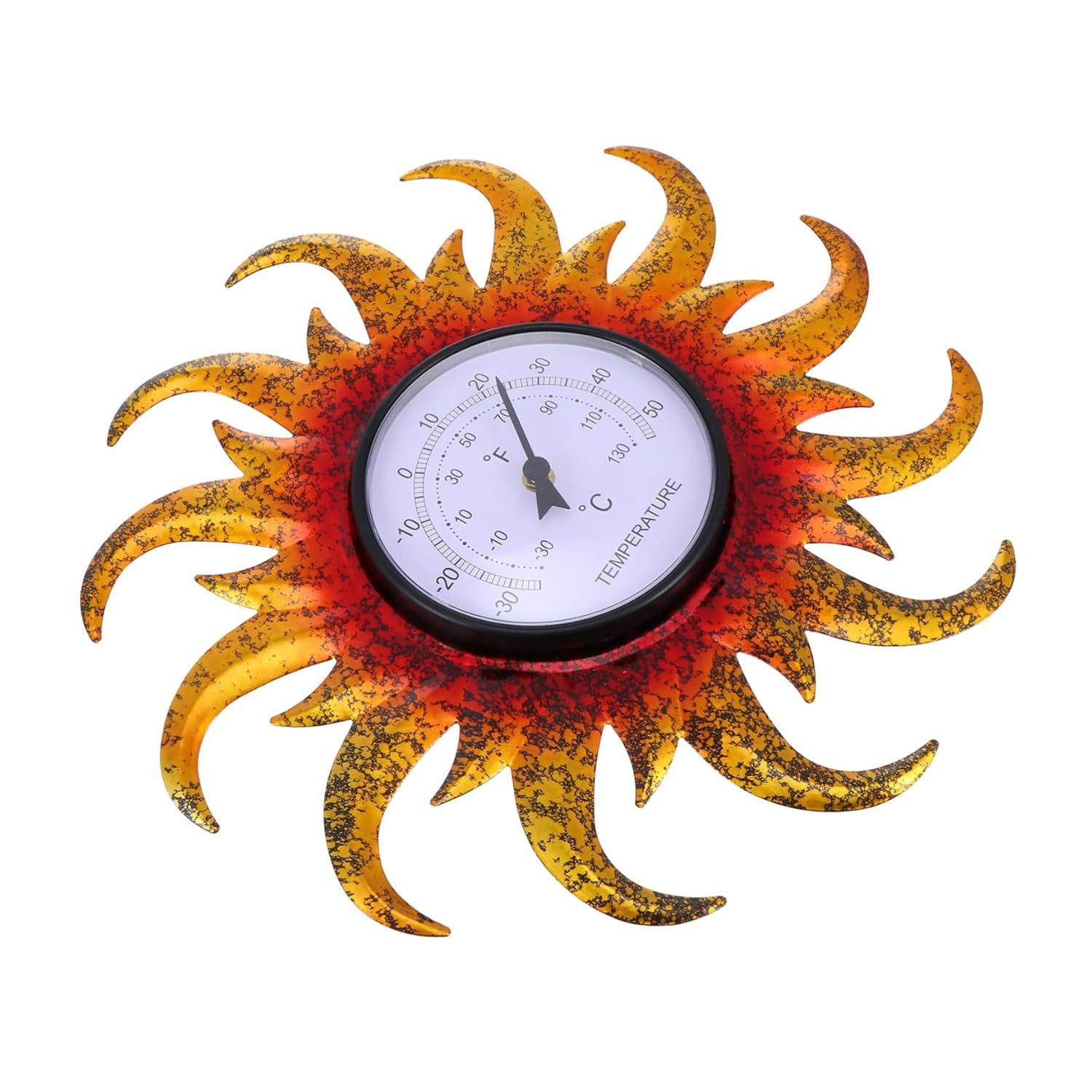 VANZACK Unique Appearance Design Sun Thermometer Wall-Mounted High ...