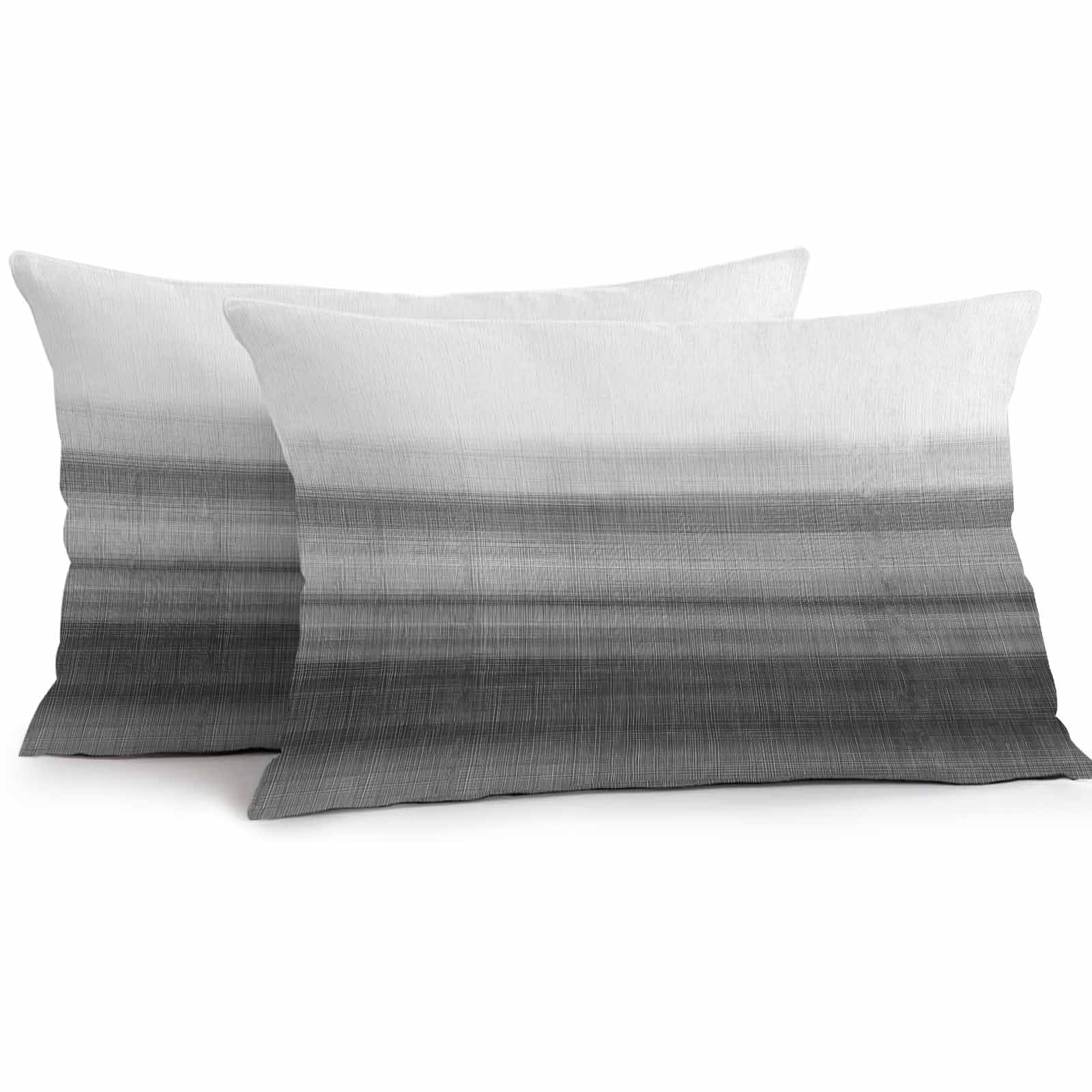Outdoor Throw Pillows Covers 12X20 Set of 2 Waterproof Black And White ...